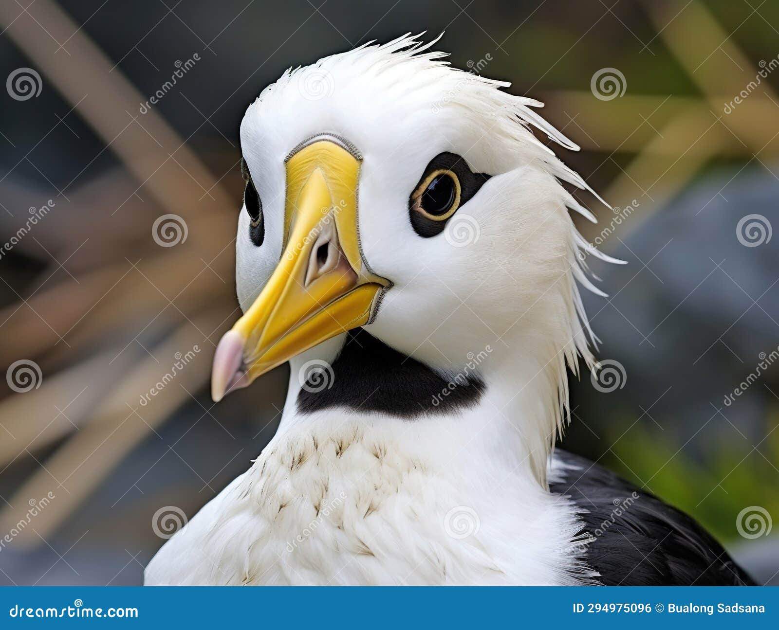 Eider Duck Is A Large Sea Duck, Vintage Line Drawing Vector ...