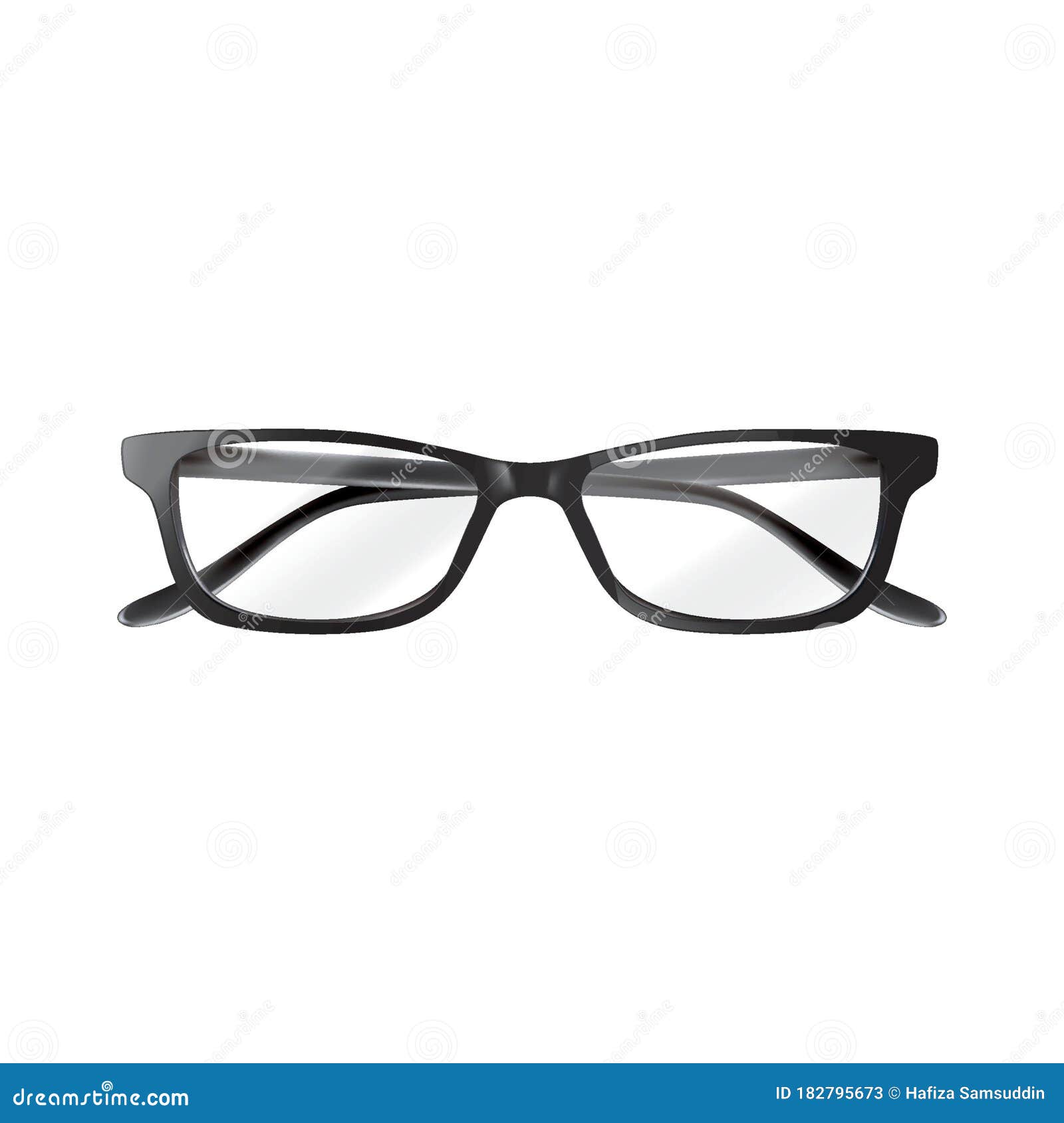 Spectacles stock vector. Illustration of lense, frame - 182795673