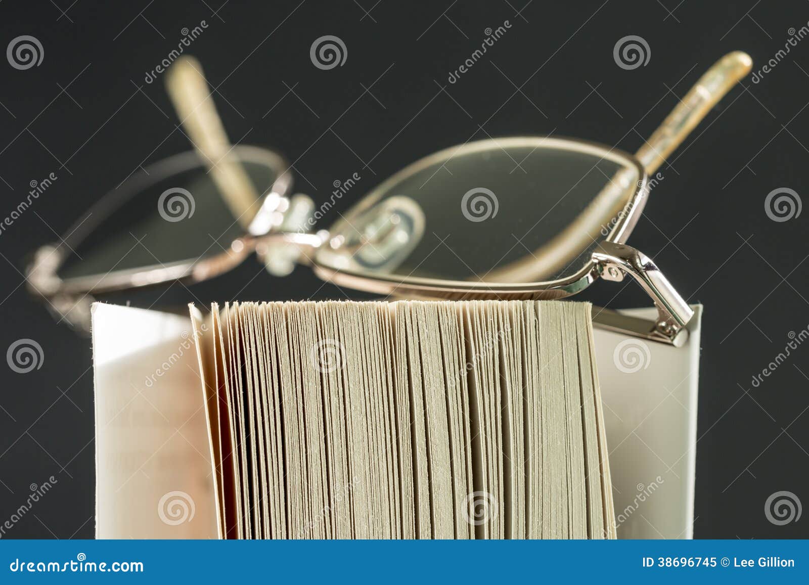Spectacles on a Book stock image. Image of fashion, vintage - 38696745