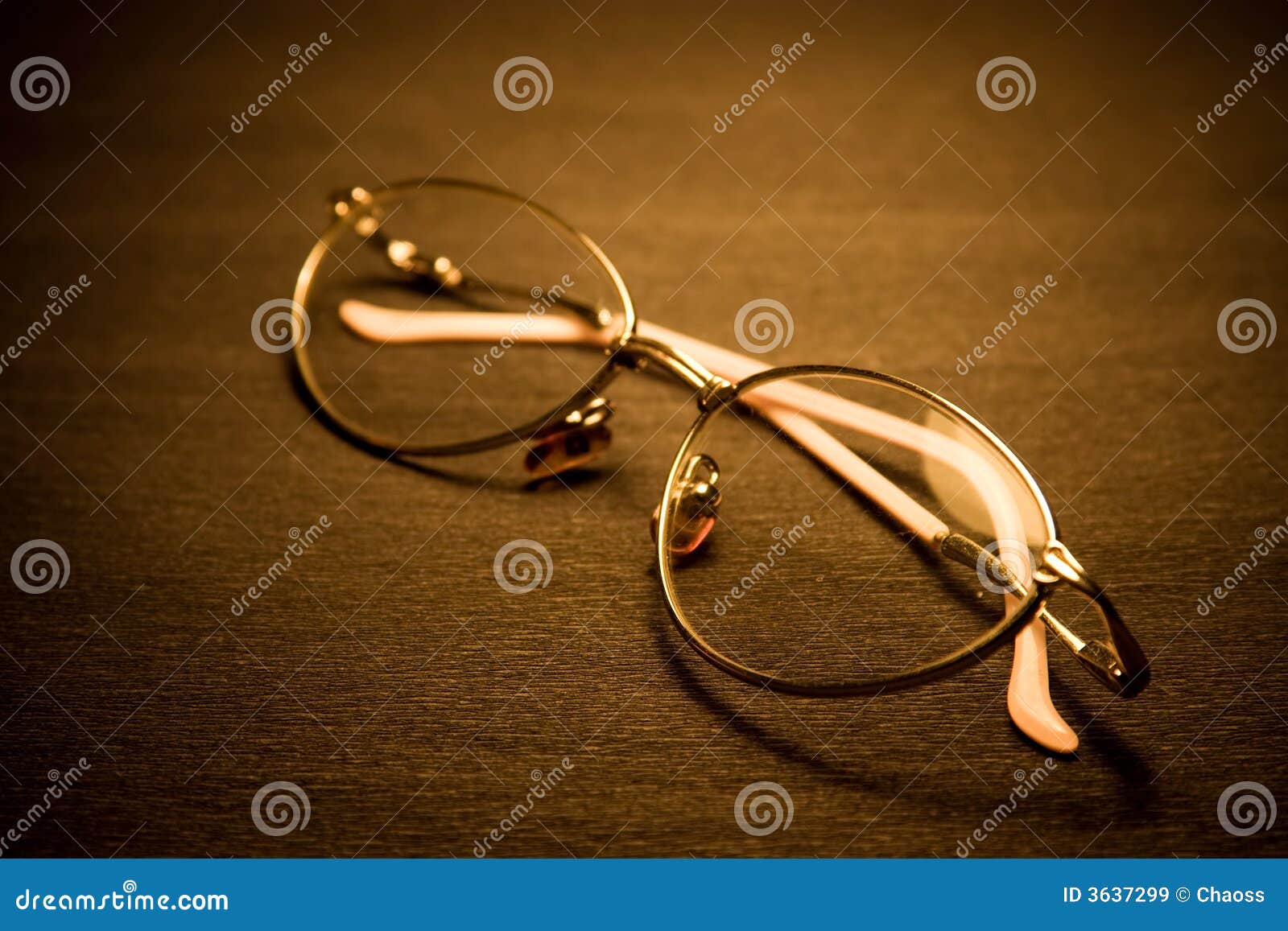 Spectacles on Dark Background Stock Image - Image of object, night: 3637299