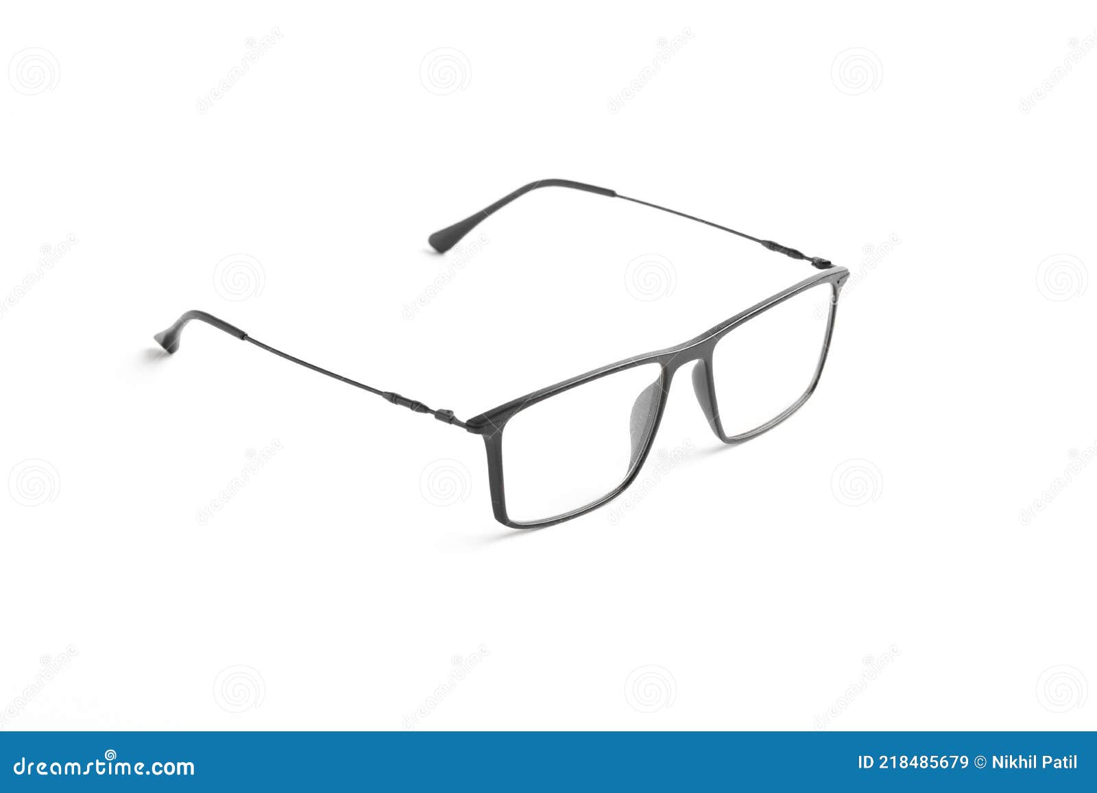Spectacles or Eyeglasses on White Background Stock Image - Image of ...