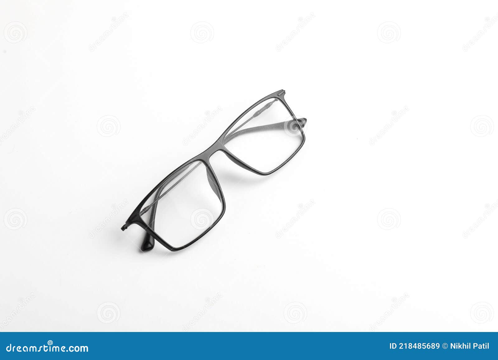 Spectacles or Eyeglasses on White Background Stock Image - Image of ...