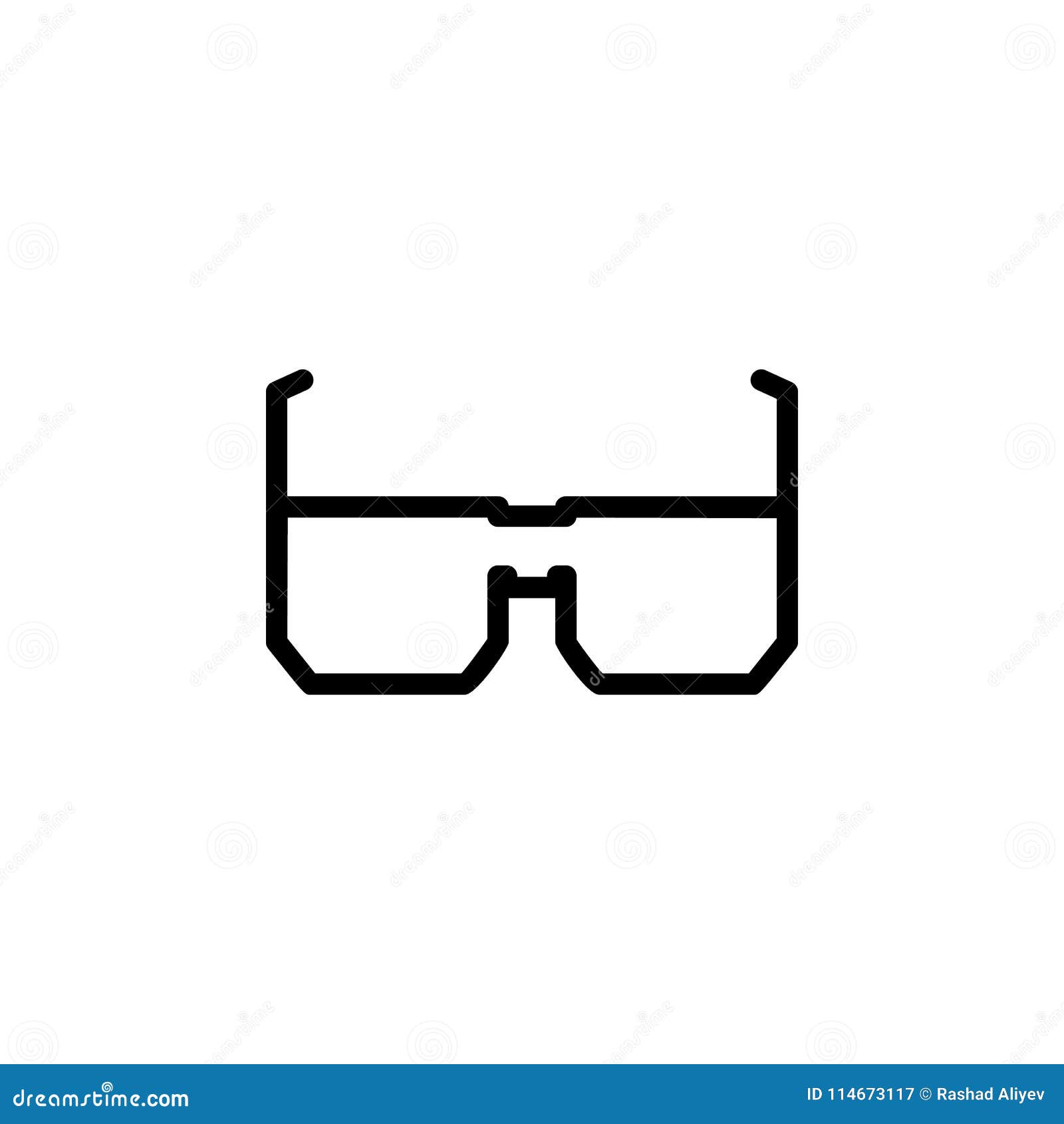 Spectacles Icon. Element of Minimalistic Icons for Mobile Concept and ...