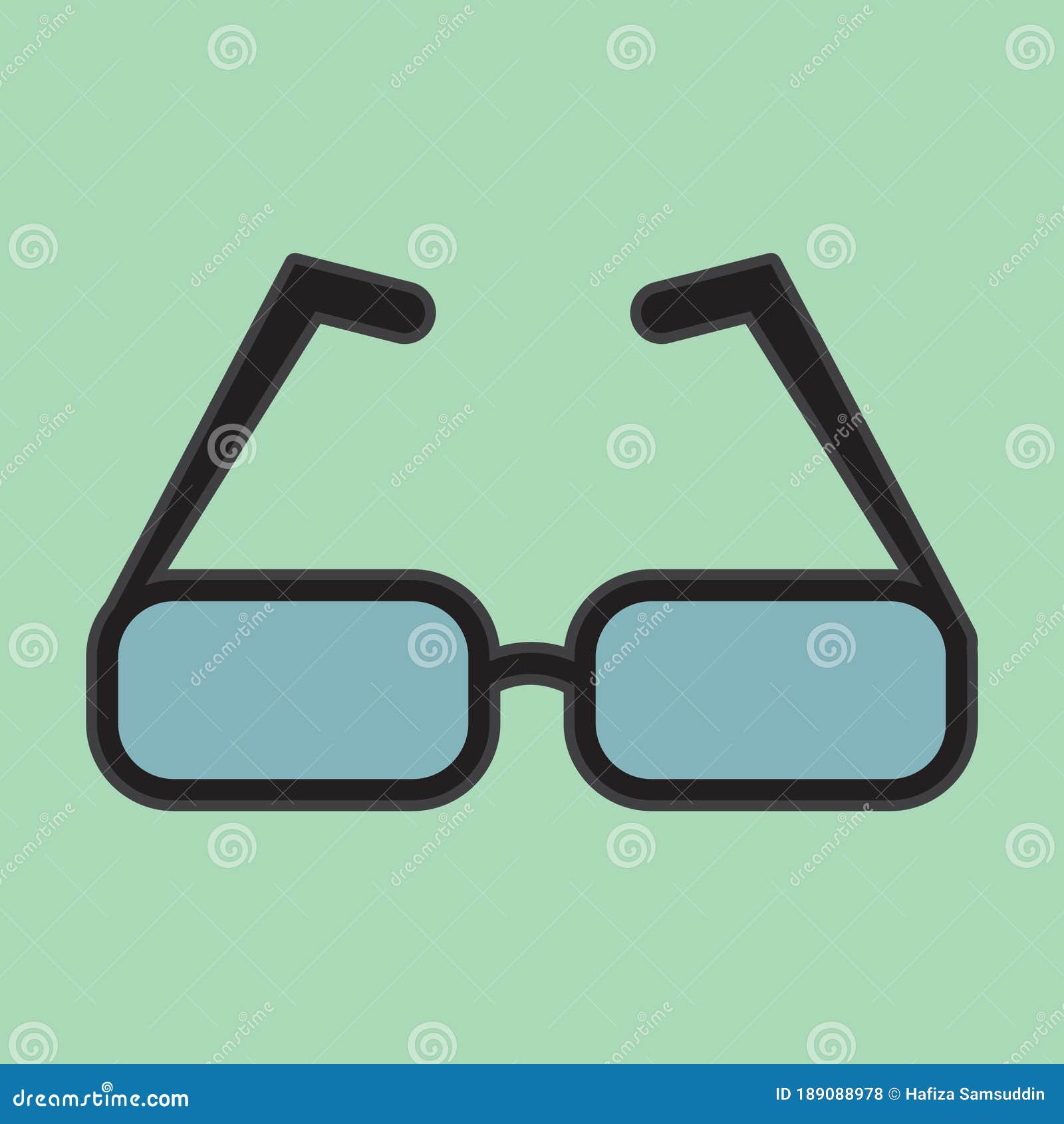 Spectacles. Vector Illustration Decorative Design Stock Vector ...