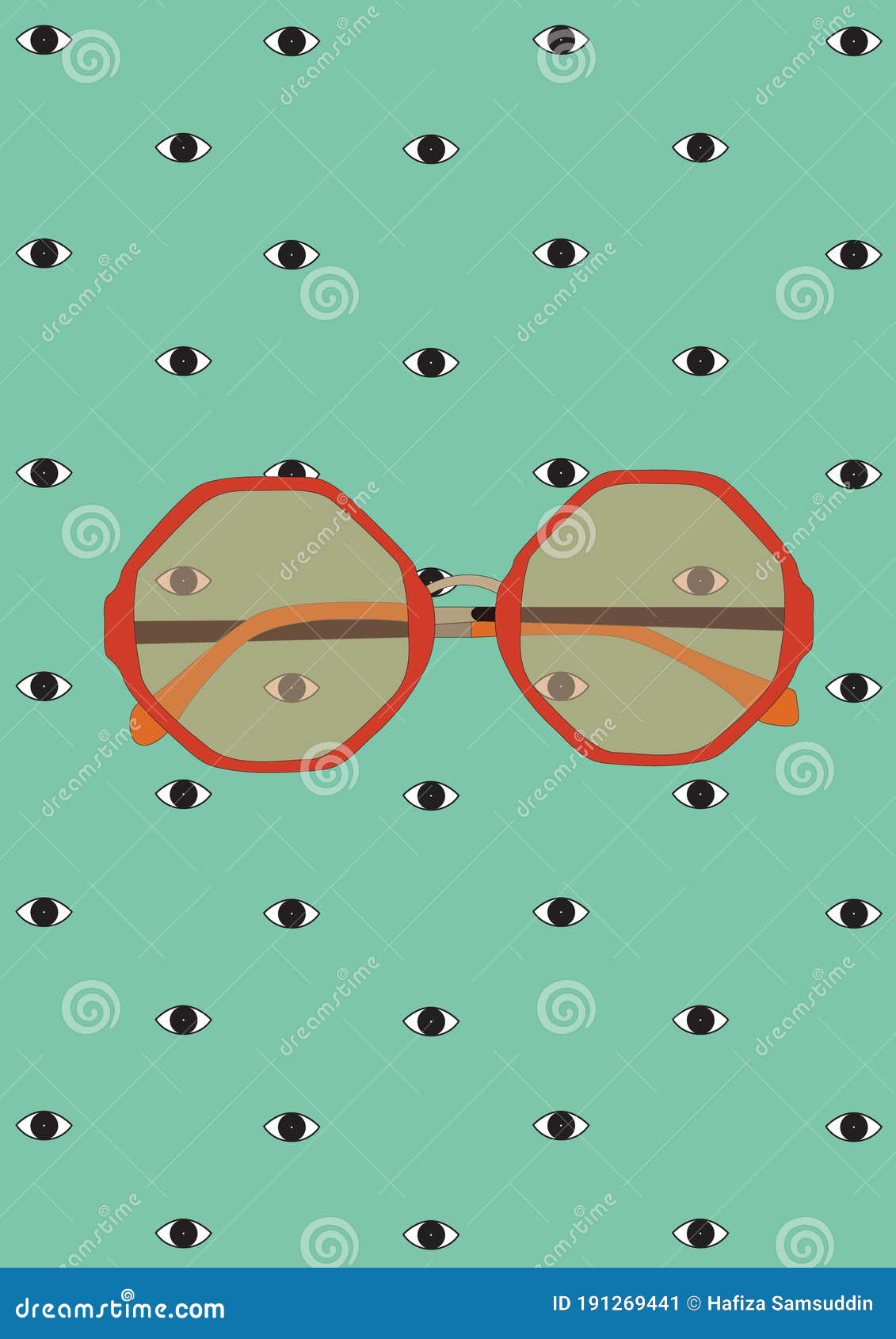 Spectacles. Vector Illustration Decorative Design Stock Vector ...