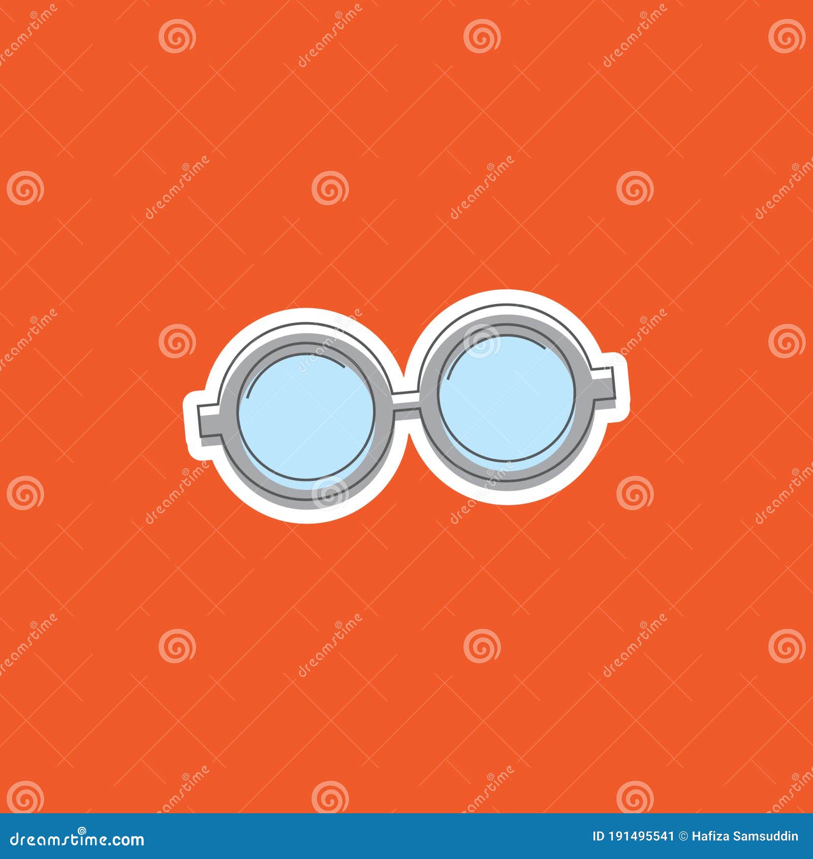 Spectacles. Vector Illustration Decorative Design Stock Vector ...