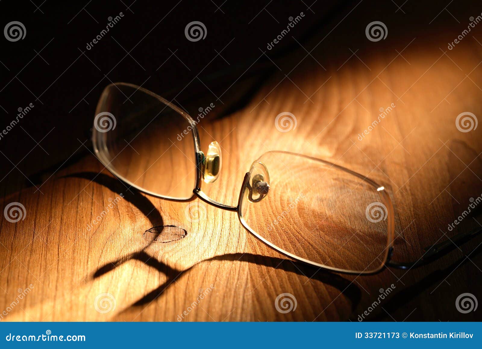 Spectacles on Wood stock image. Image of optics, glasses - 33721173