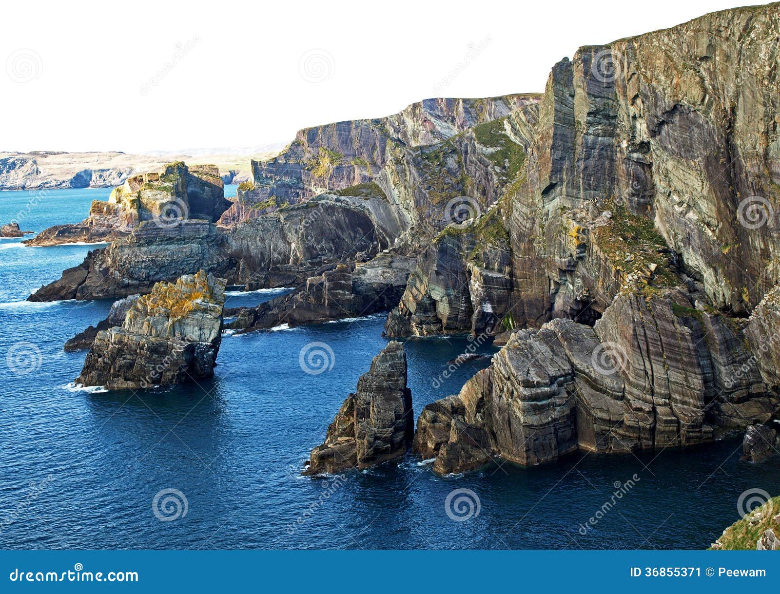 Spectacular Atlantic Coast Cliffs Mizen Head County Cork Ireland Stock ...