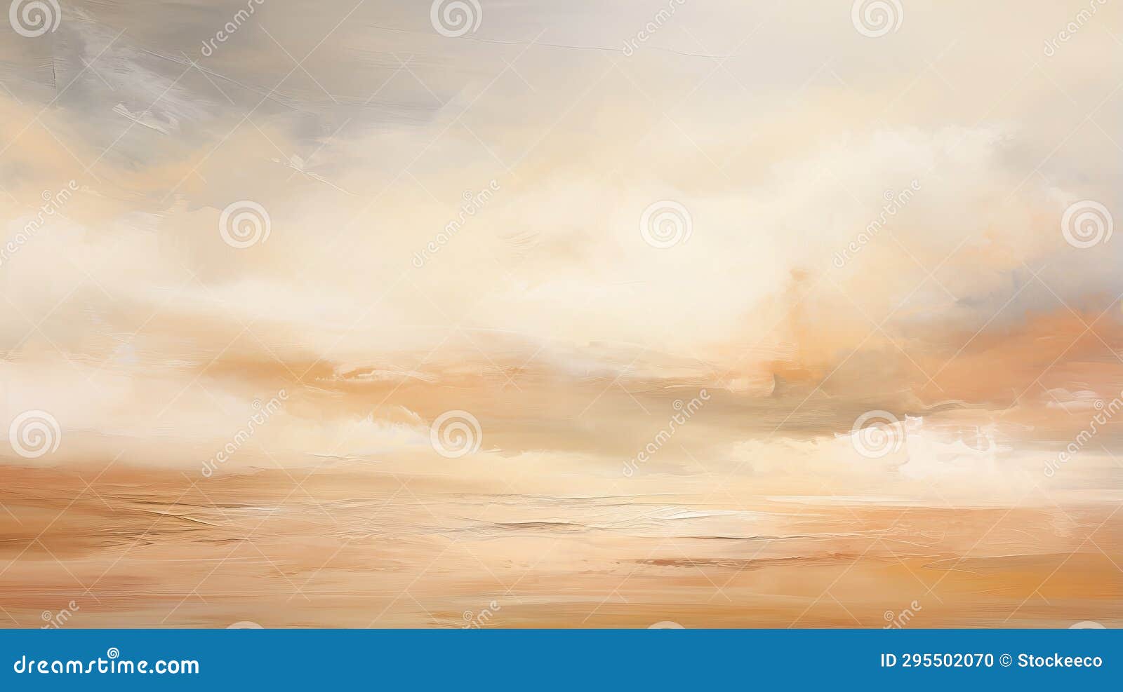 Spectacular Cloud and Sand Painting with Soft Muted Colors Stock Photo ...