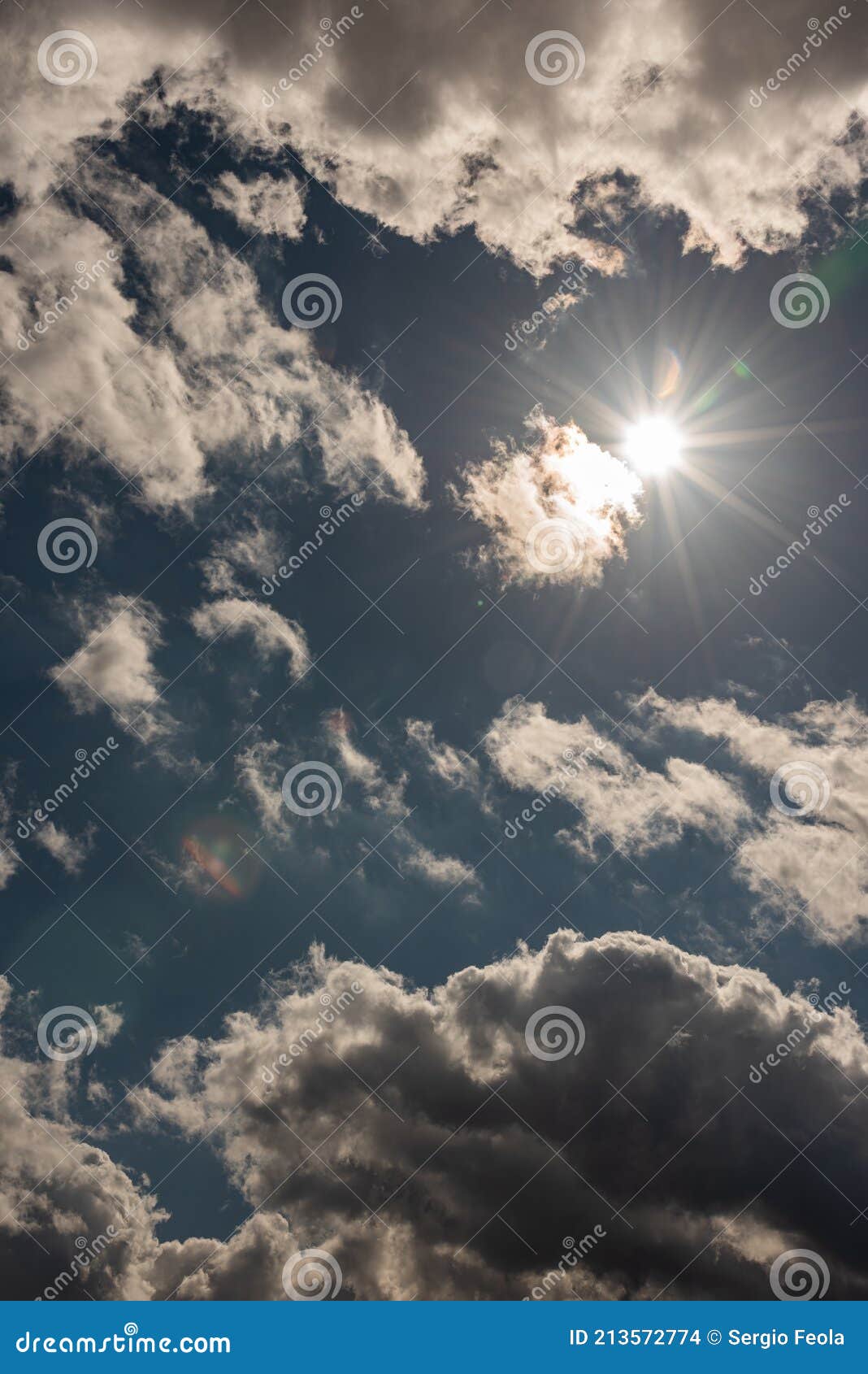Spectacular Clouds in the Sky Stock Photo - Image of panorama ...