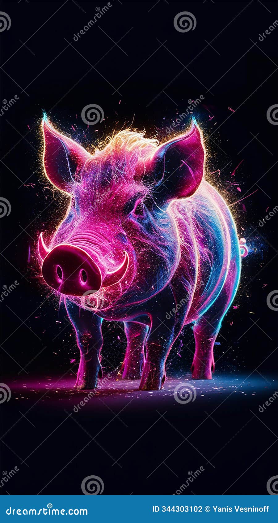 A Spectacular 3D Image of a Laser-exploded Hologram Featuring a Vibrant ...