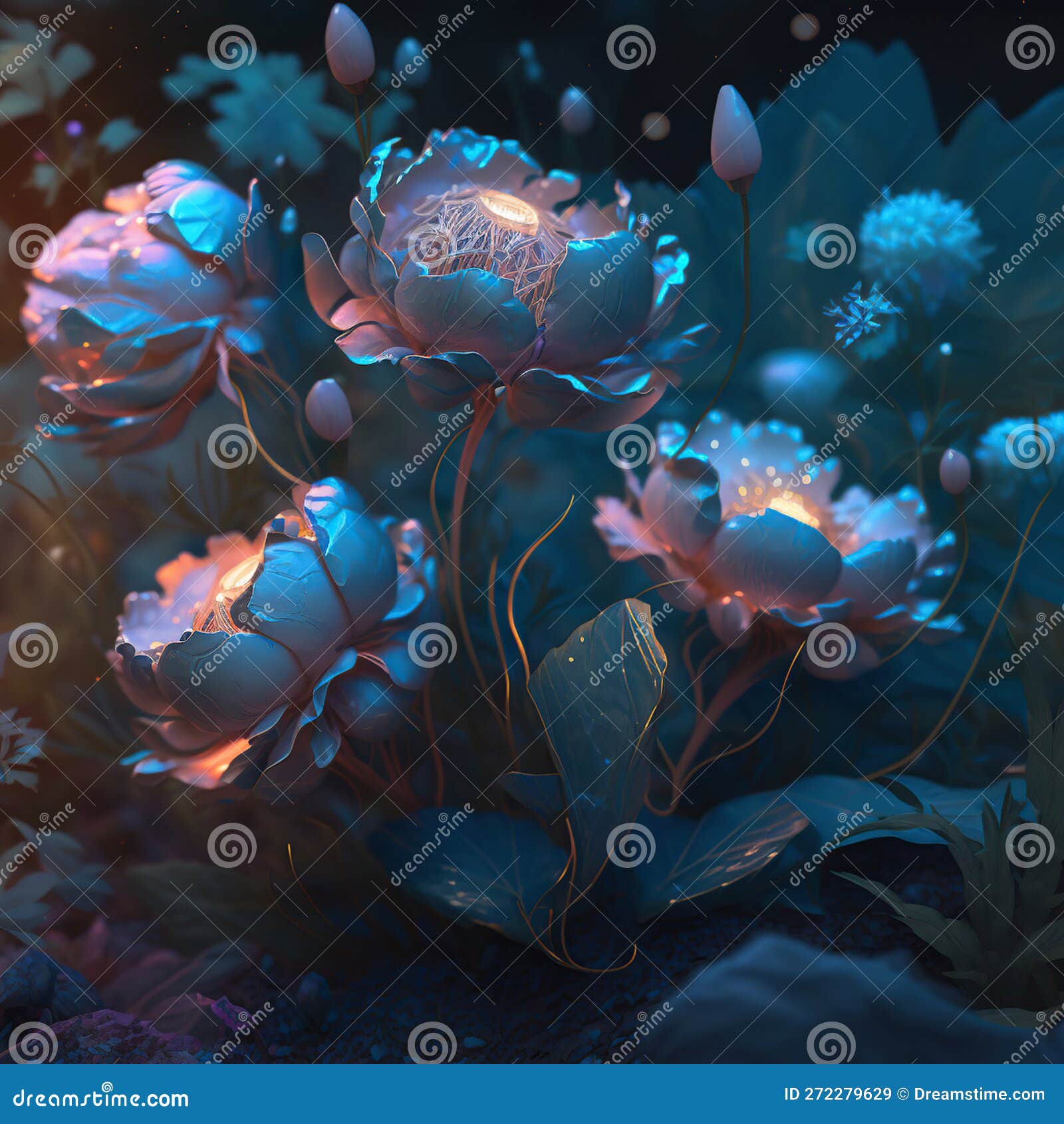 The Spectacular Light Spectrum Displayed by a Beautiful Flower ...