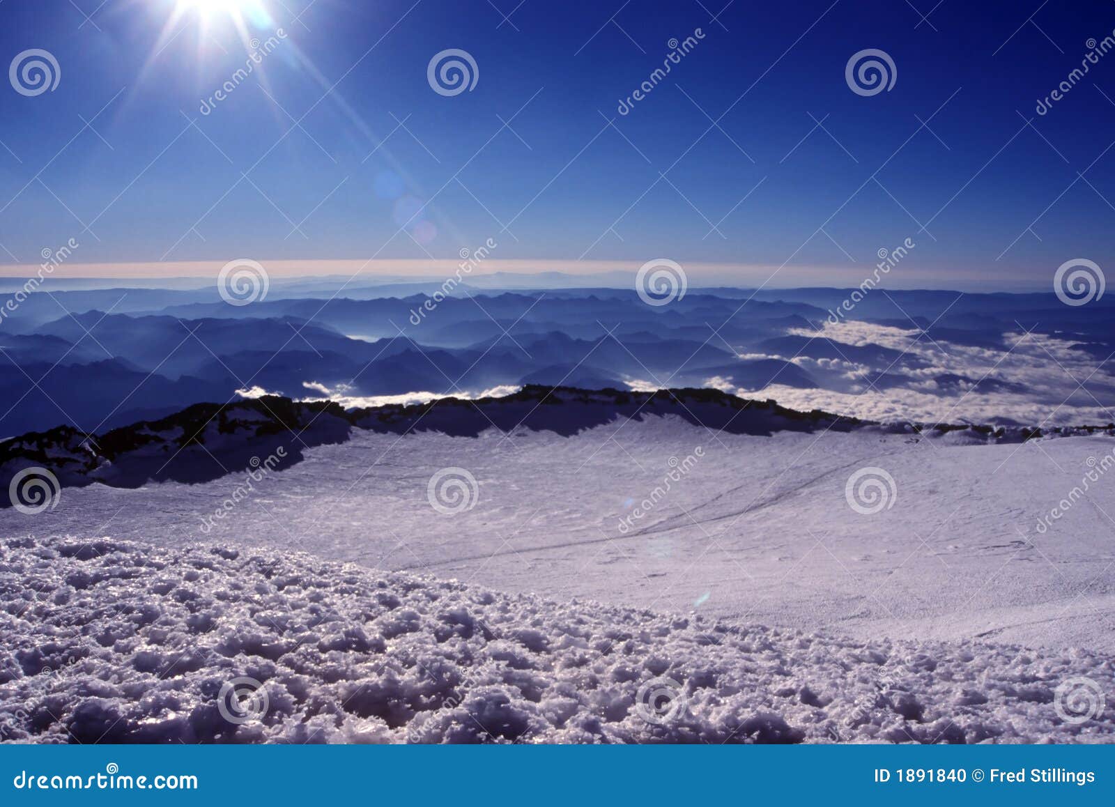 Spectacular Mountain Top View Stock Photo - Image of isolated, bright ...