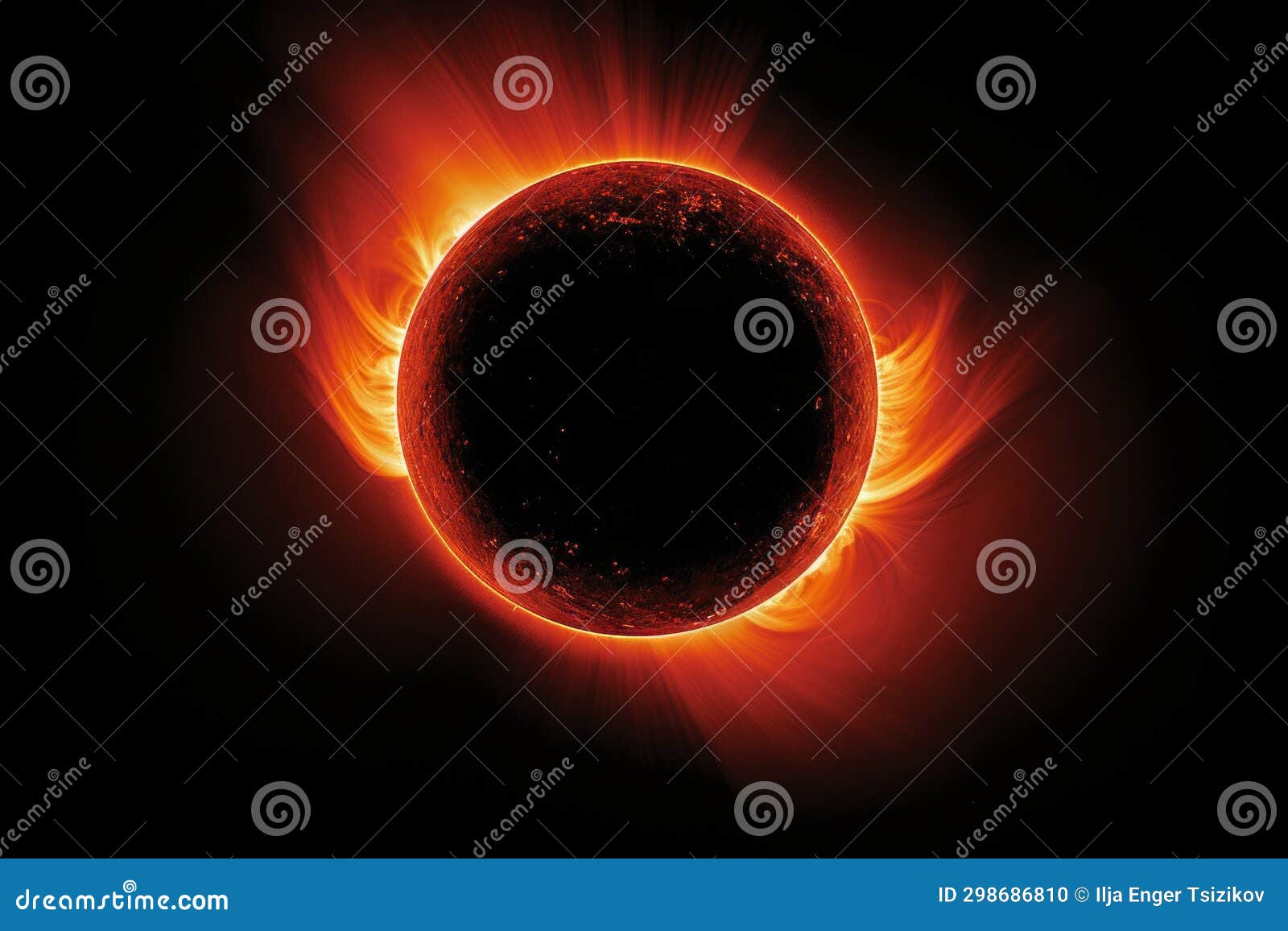 Spectacular Natural Phenomenon Total Solar Eclipse with Mesmerizing ...