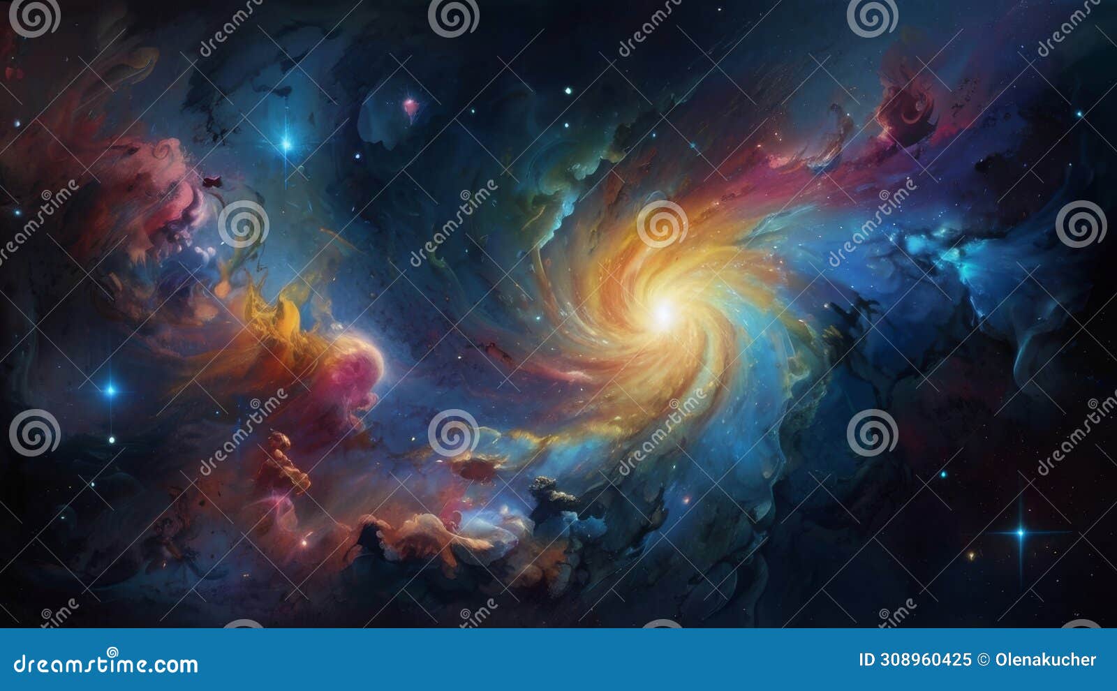 Spectacular Outer Space Background Including Earth Planet Royalty-Free ...