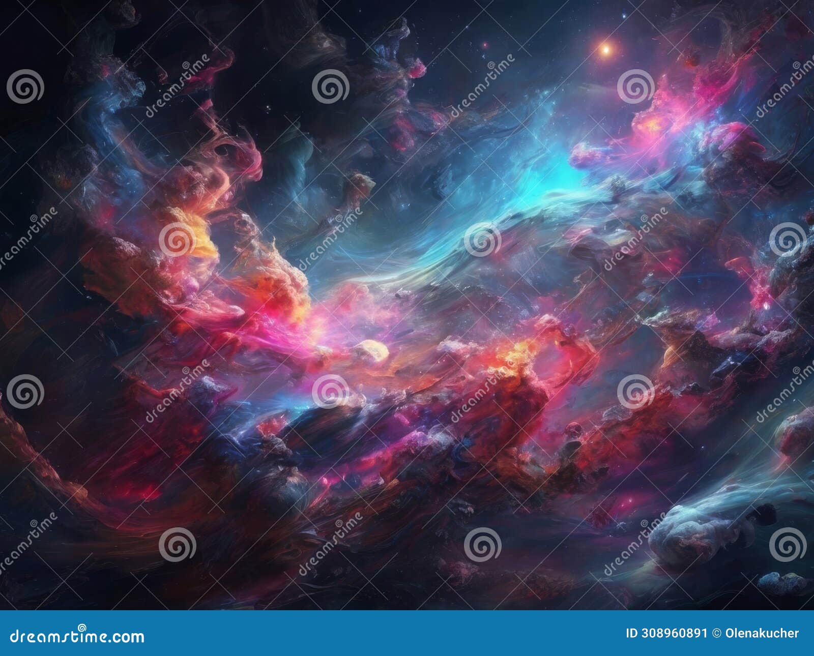 Spectacular Outer Space Background Including Earth Planet Stock Image ...