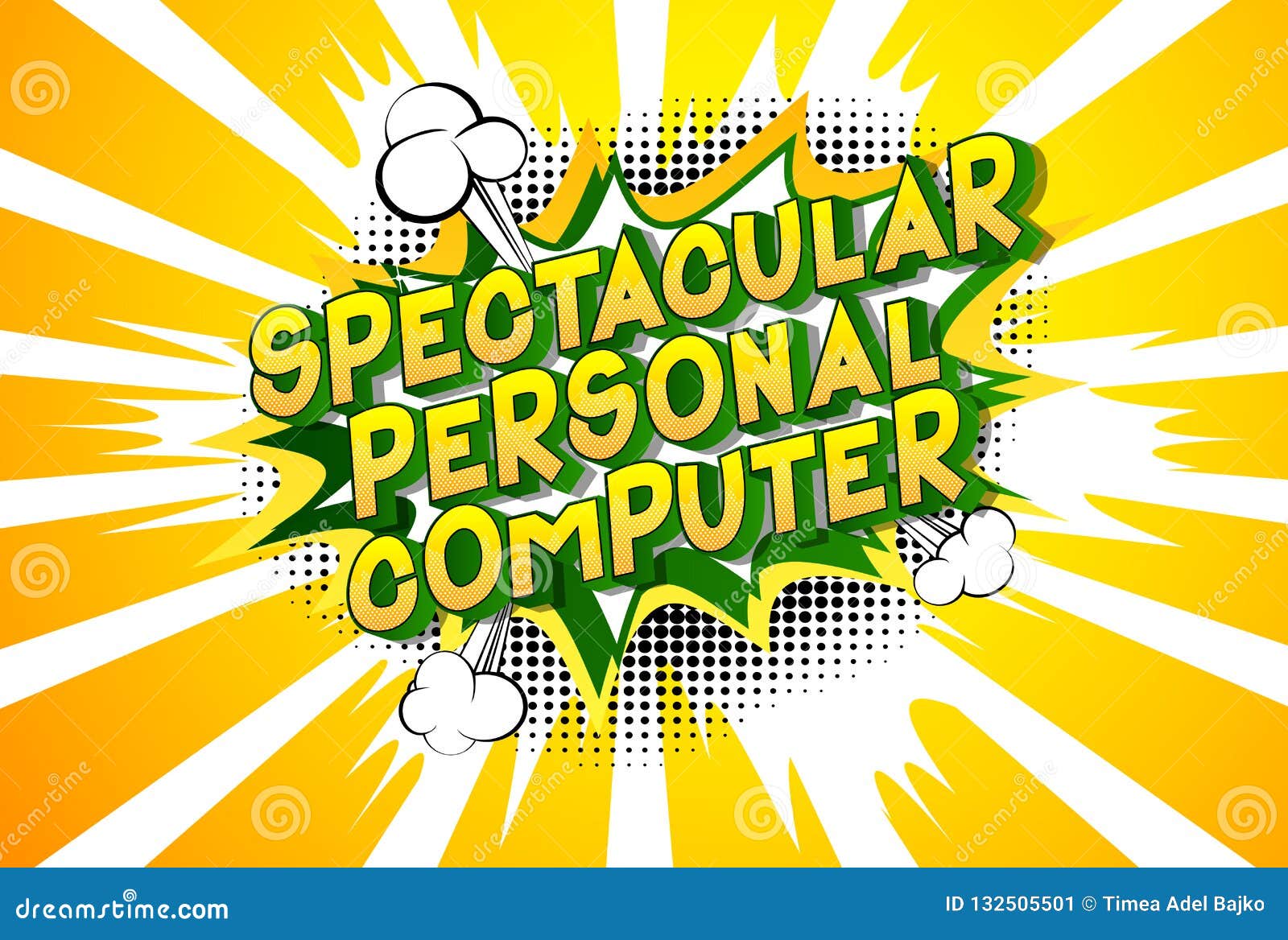 Spectacular Personal Computer - Comic Book Style Words Stock Vector ...