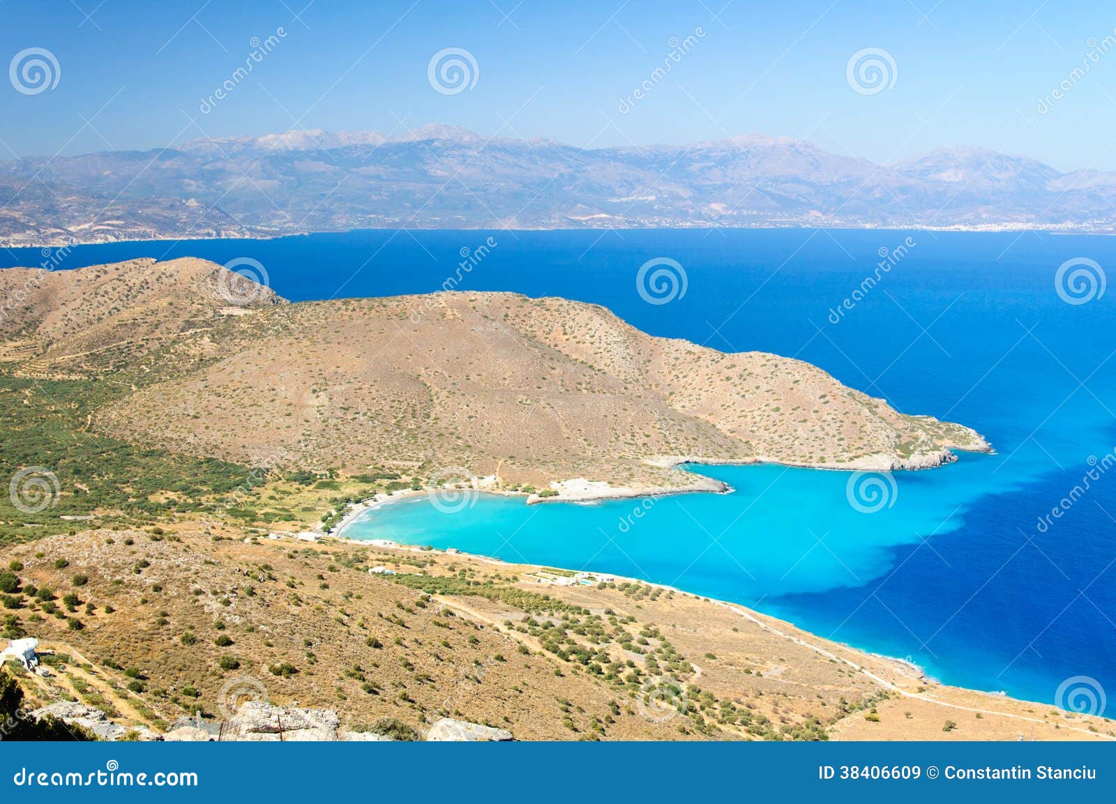 Spectacular Scenery from Crete Island Stock Image - Image of island ...