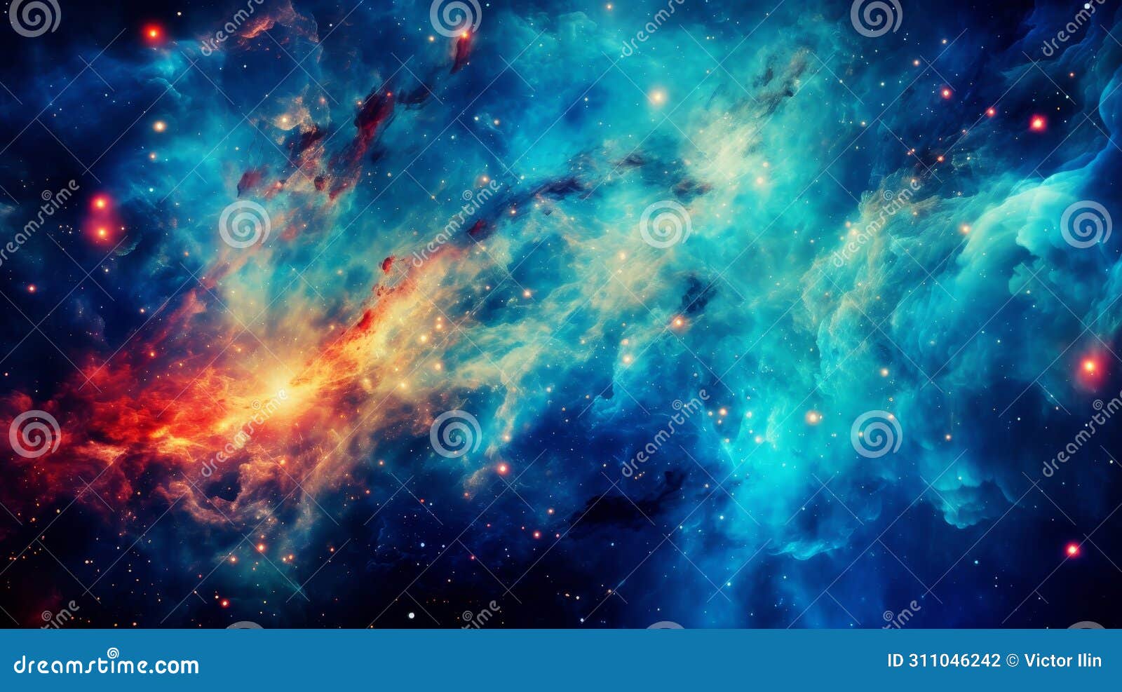 Spectacular Space View with Diverse Planets, Stars, and Cosmic Elements ...