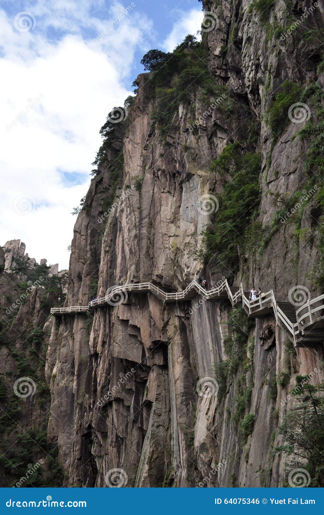 Spectacular Staircase Surround the Mountain Stock Photo - Image of ...