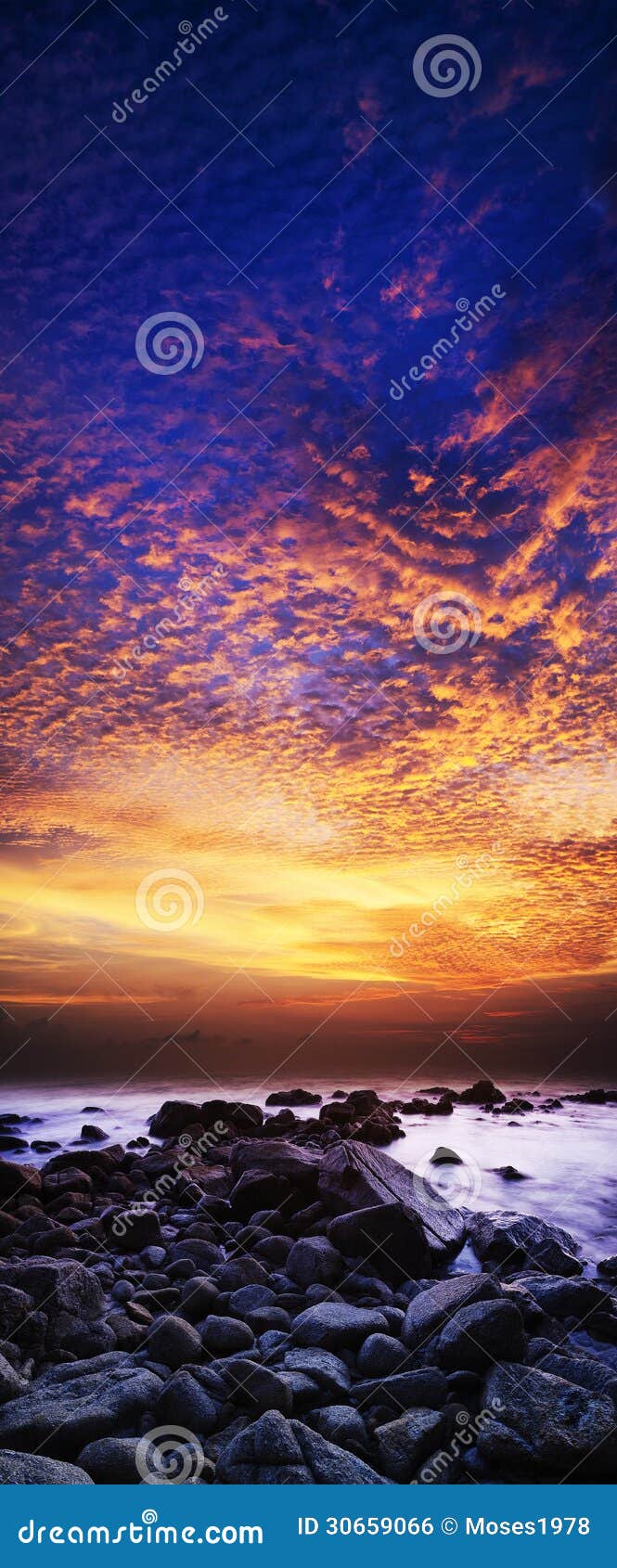 Spectacular sunset stock photo. Image of lagoon, seacoast - 30659066