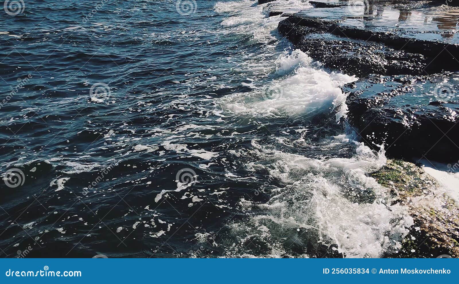 Spectacular Tidal Bore, a Wave Rolled on Rocks. Stock Photo - Image of ...