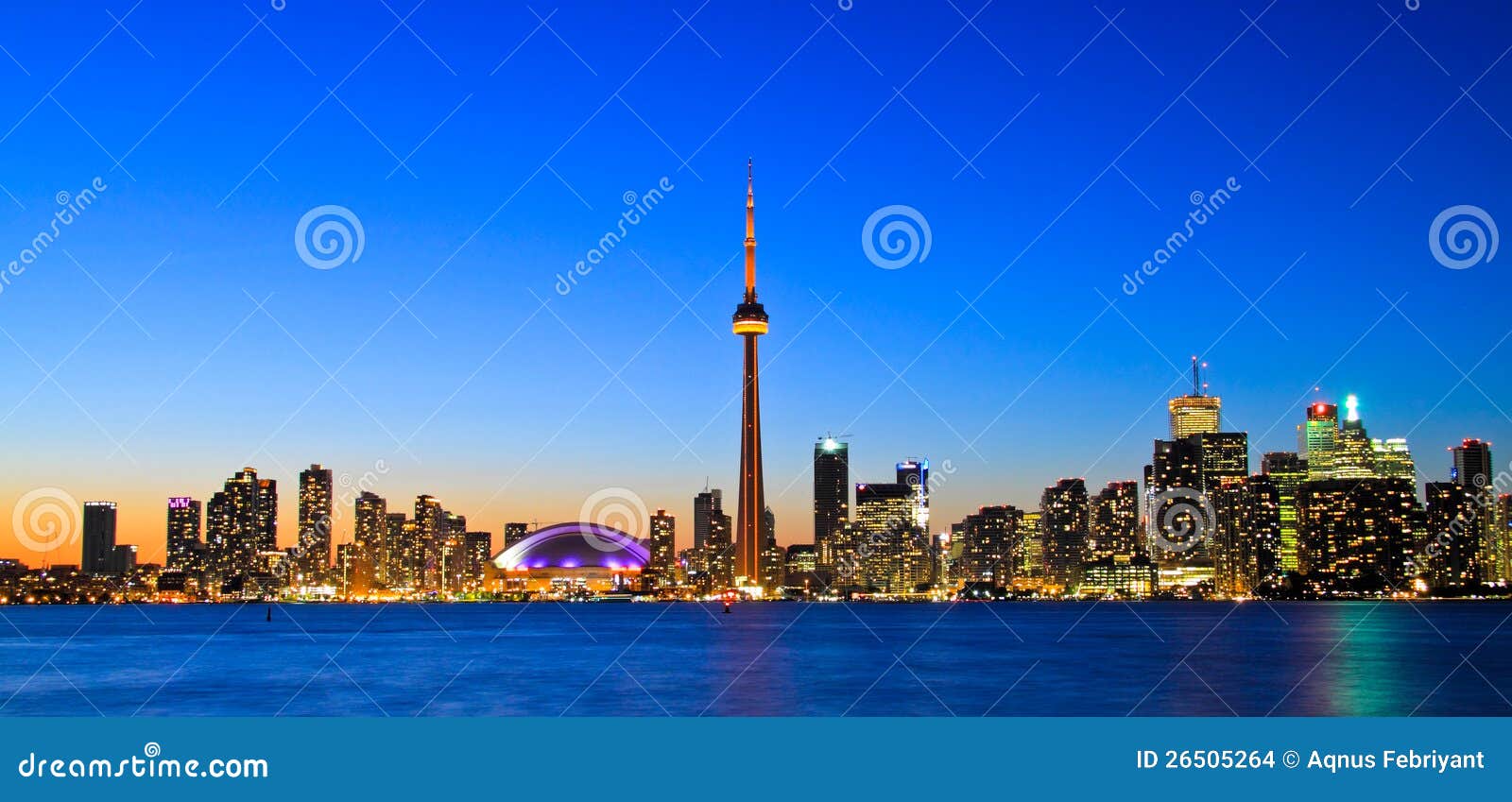 Spectacular Toronto Skyline Stock Photo - Image of cityscape, weather ...