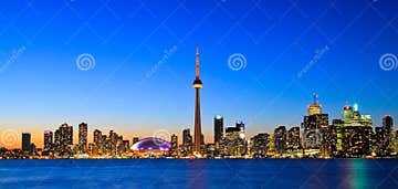 Spectacular Toronto Skyline Stock Photo - Image of cityscape, weather ...