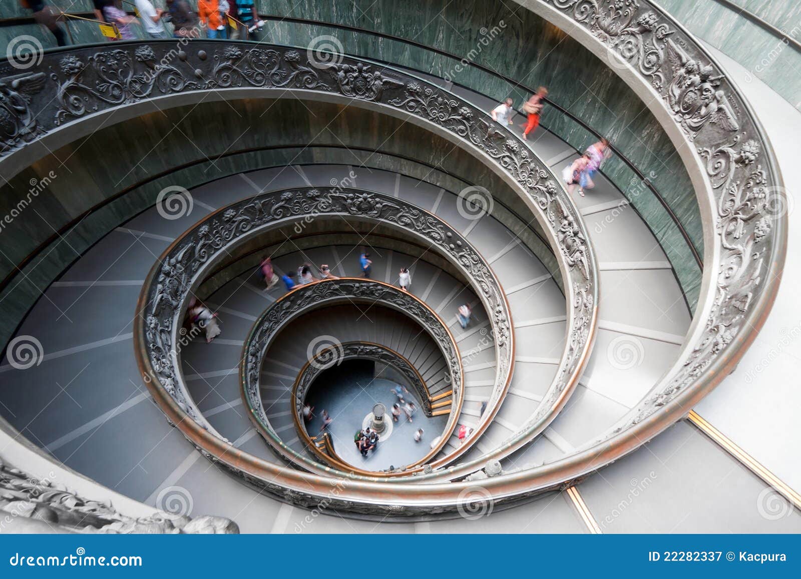 Spectacular Vatican Museum Spiral Staircase Editorial Photography ...