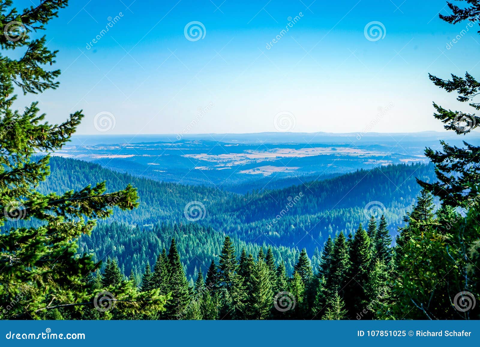 A Spectacular View from the Mountain Stock Image - Image of outdoors ...