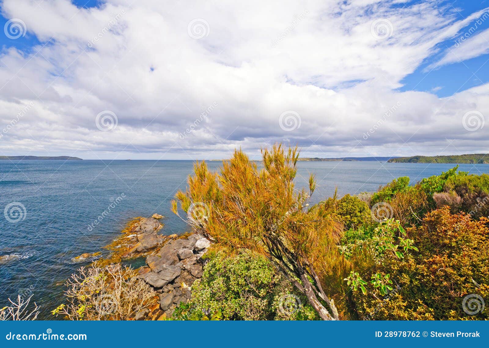 Spectacular View from an Ocean Lookout Stock Photo - Image of ...