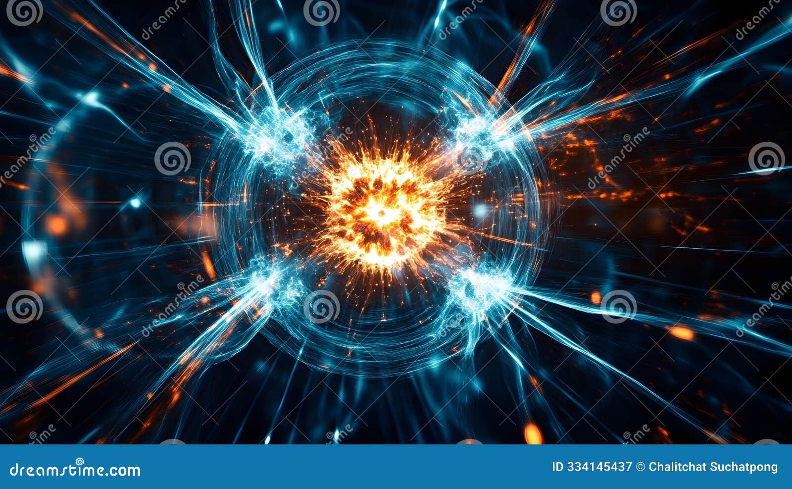 Spectacular Visual Representation of Nuclear Fission Unleashing Atomic ...