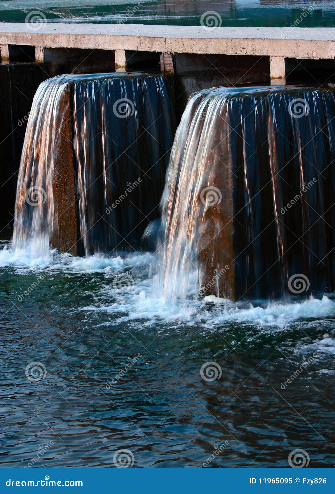 Spectacular water stock image. Image of water, bridge - 11965095