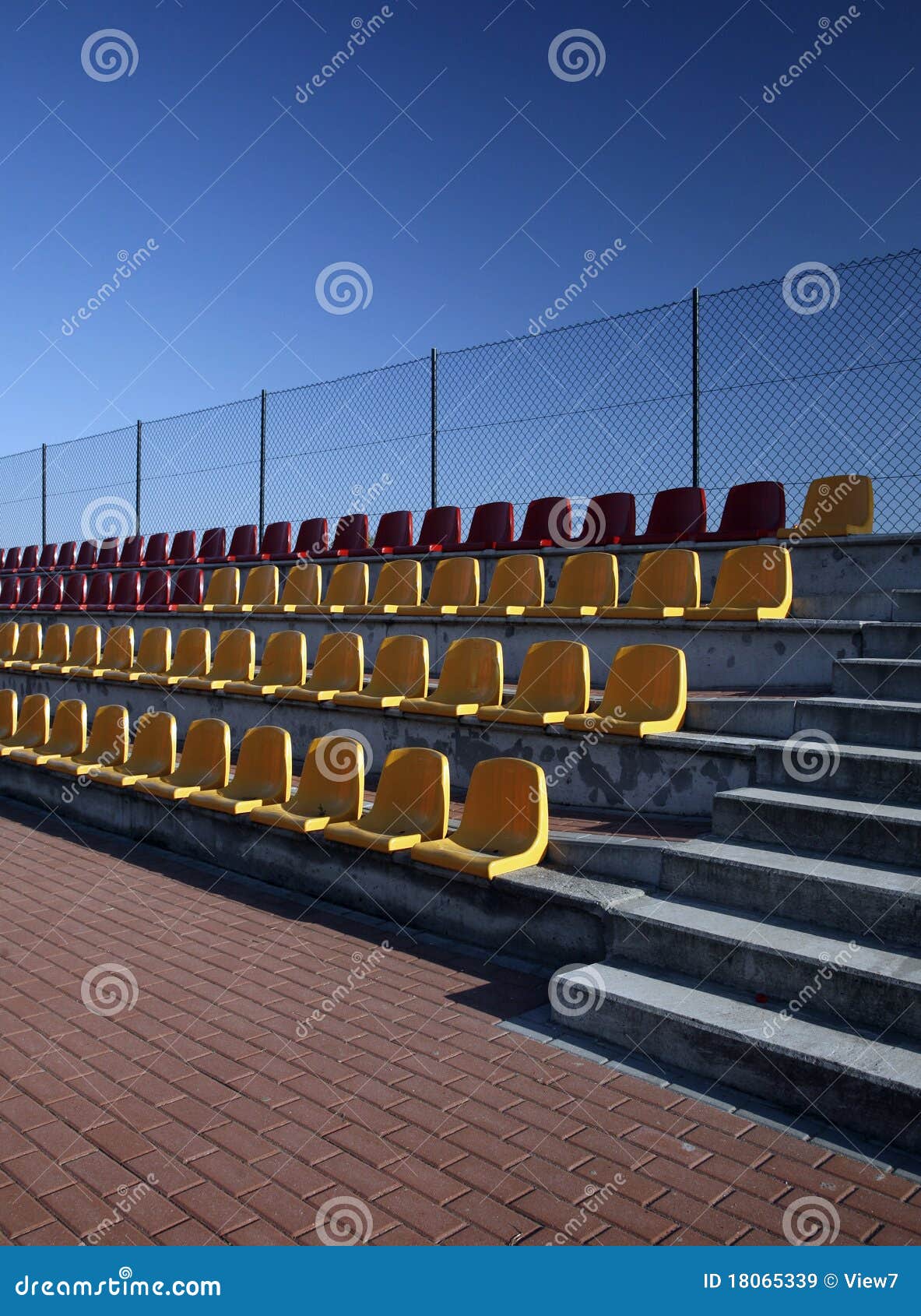 Spectator seating stock image. Image of unoccupied, arena - 18065339