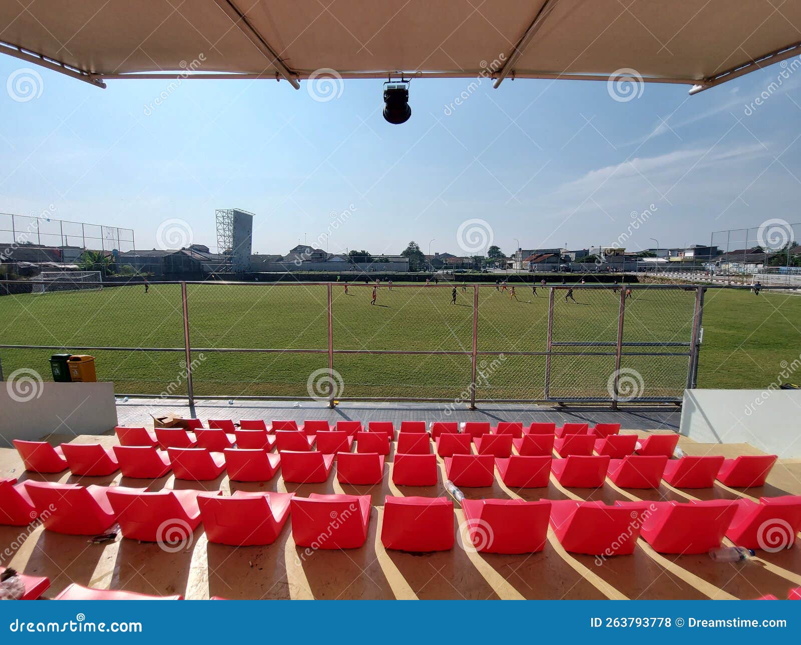 Spectator seats football stock photo. Image of seats - 263793778