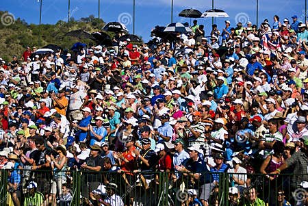 Spectators on the 18th editorial photo. Image of onlookers - 18805626