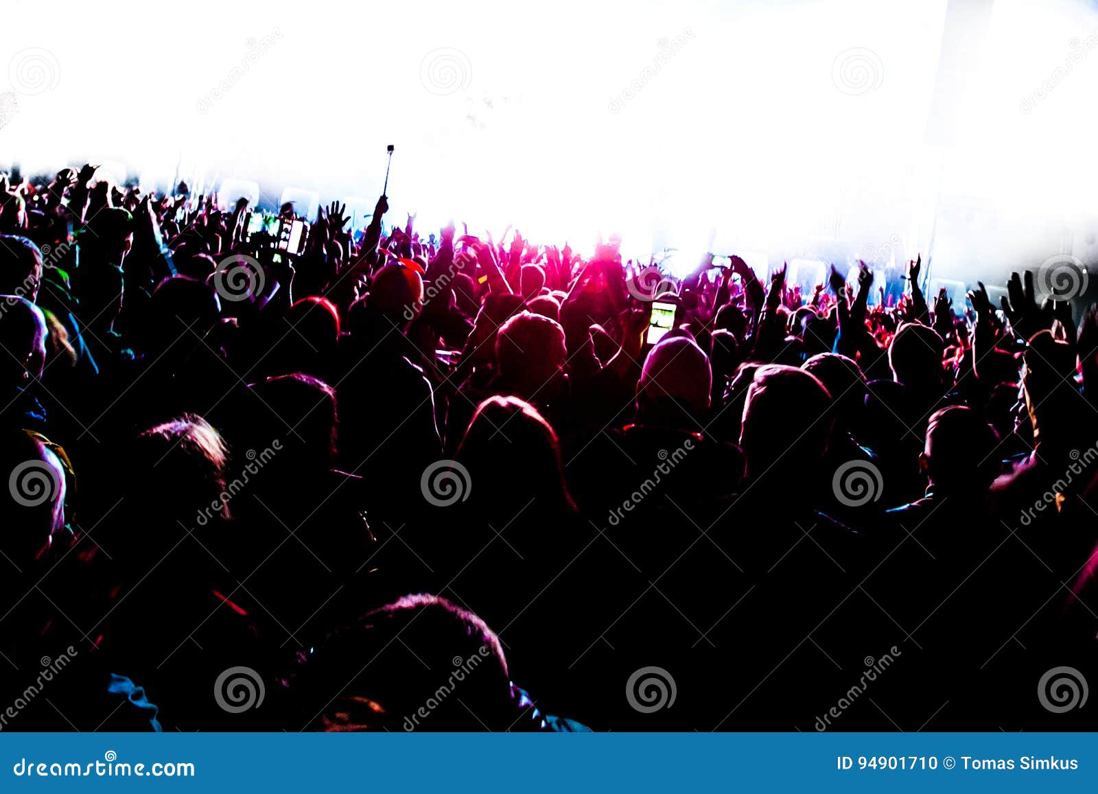 Spectators stock photo. Image of playing, play, concert - 94901710