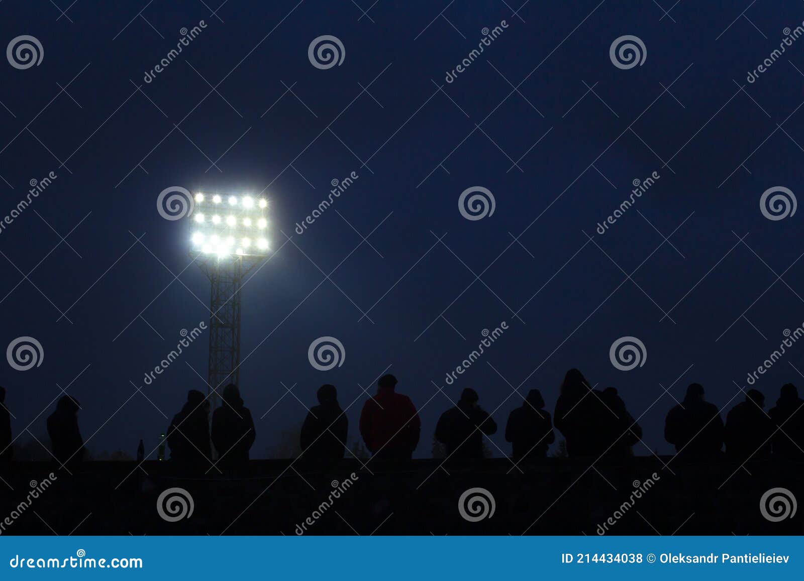 Spectators in Front of a Spotlight Stock Photo - Image of entertainment ...