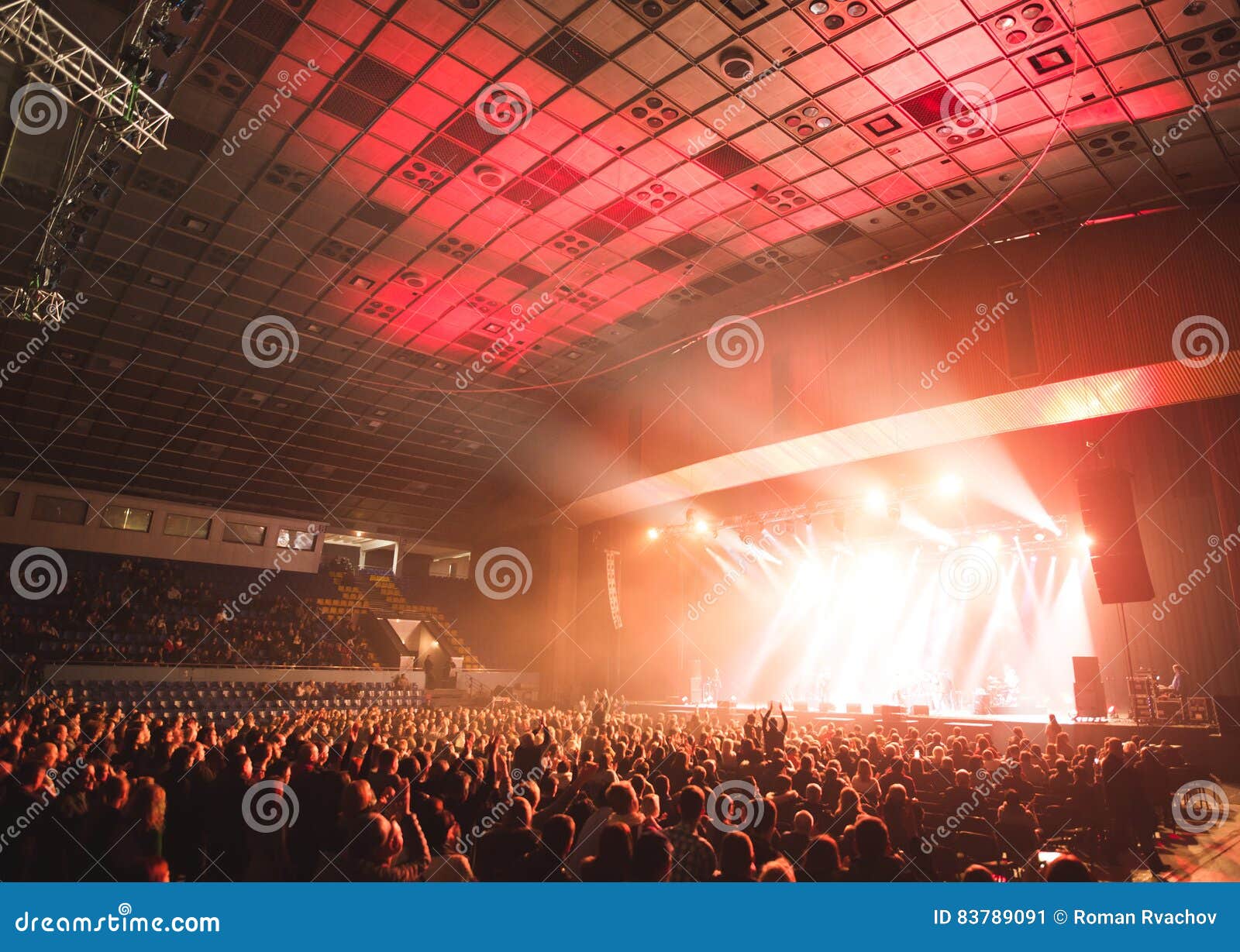 Spectators in the Large Concert Hall. Editorial Photo - Image of ...