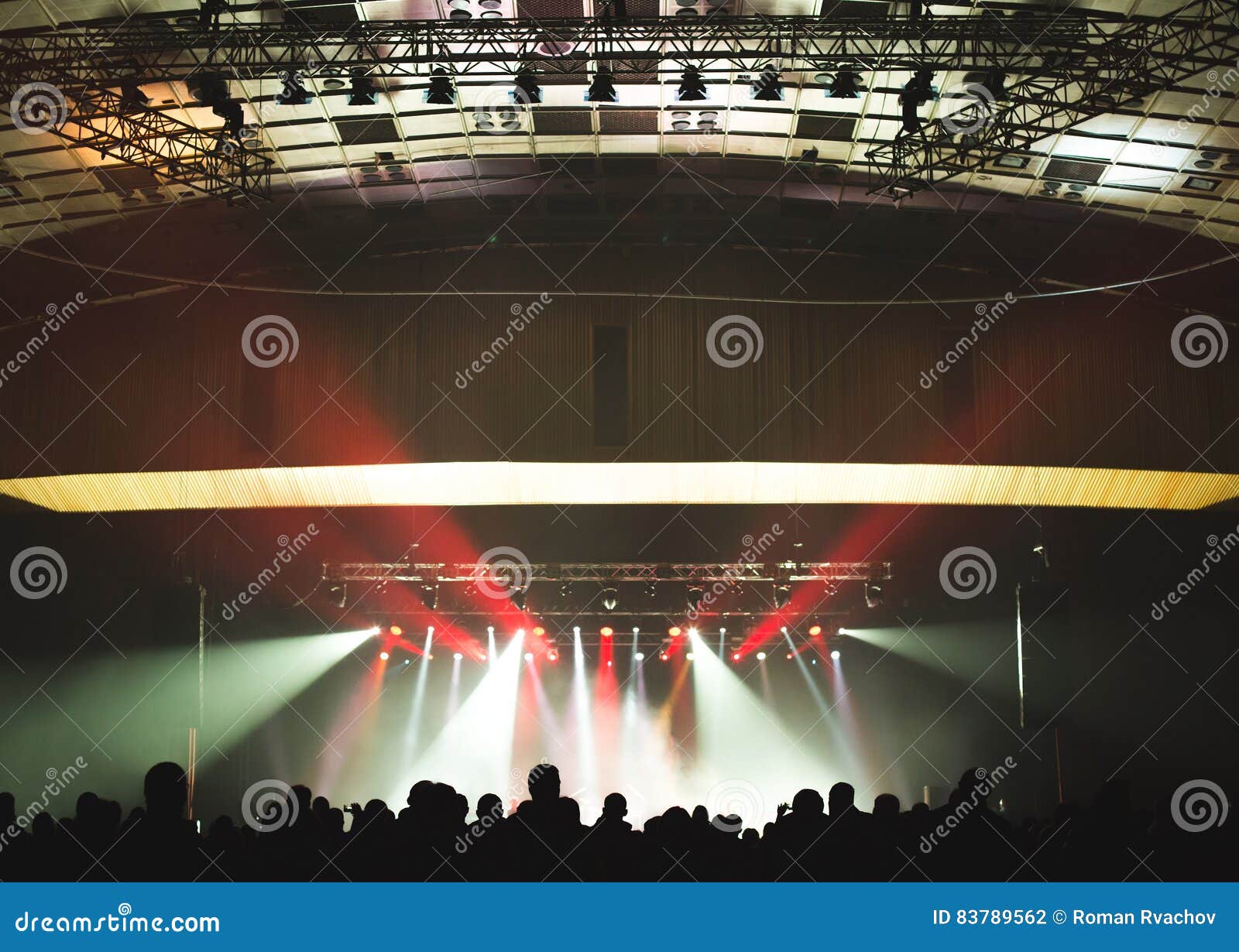 Spectators in the Large Concert Hall. Stock Photo - Image of artists ...