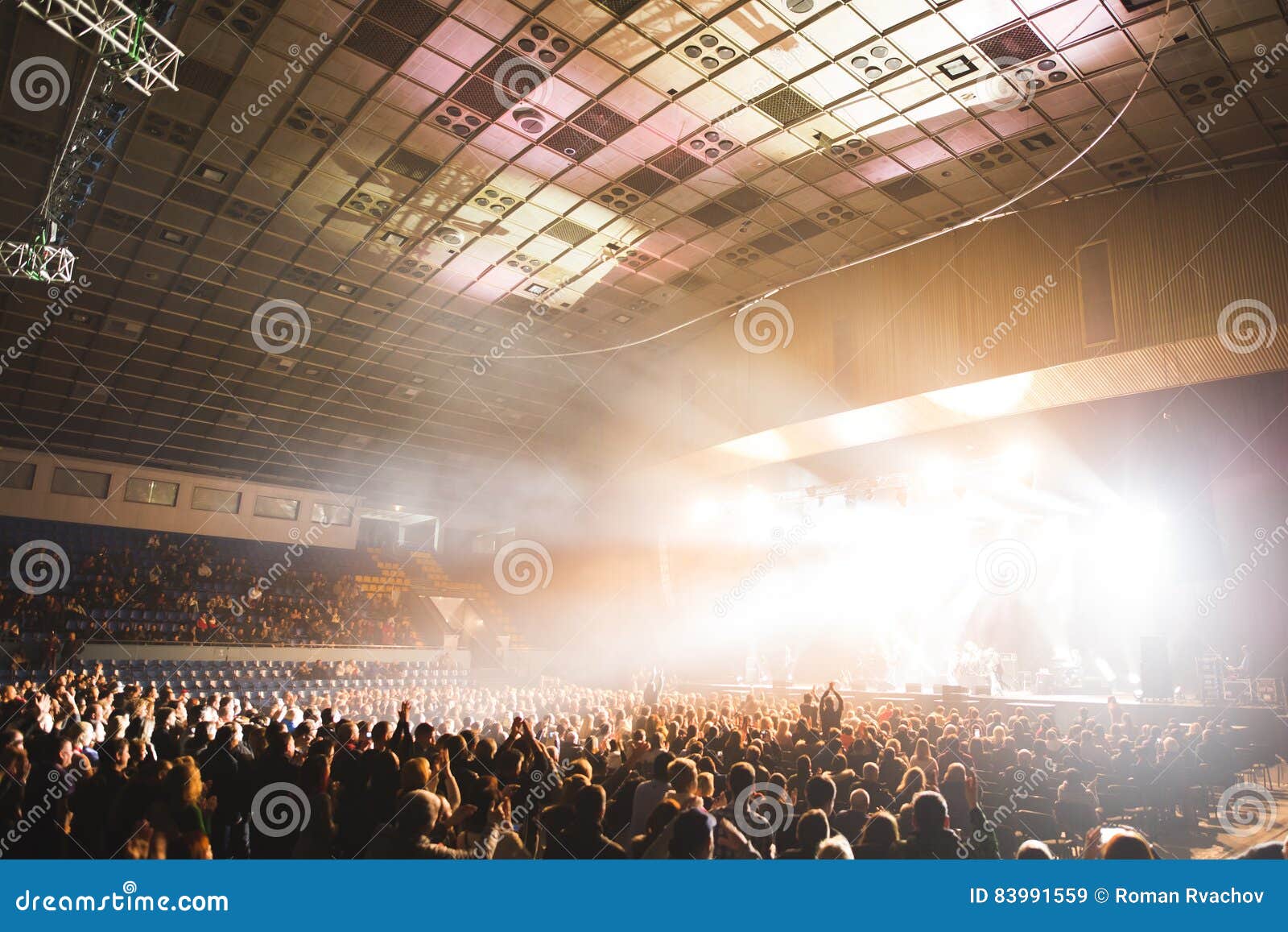 Spectators in the Large Concert Hall. Editorial Stock Image - Image of ...