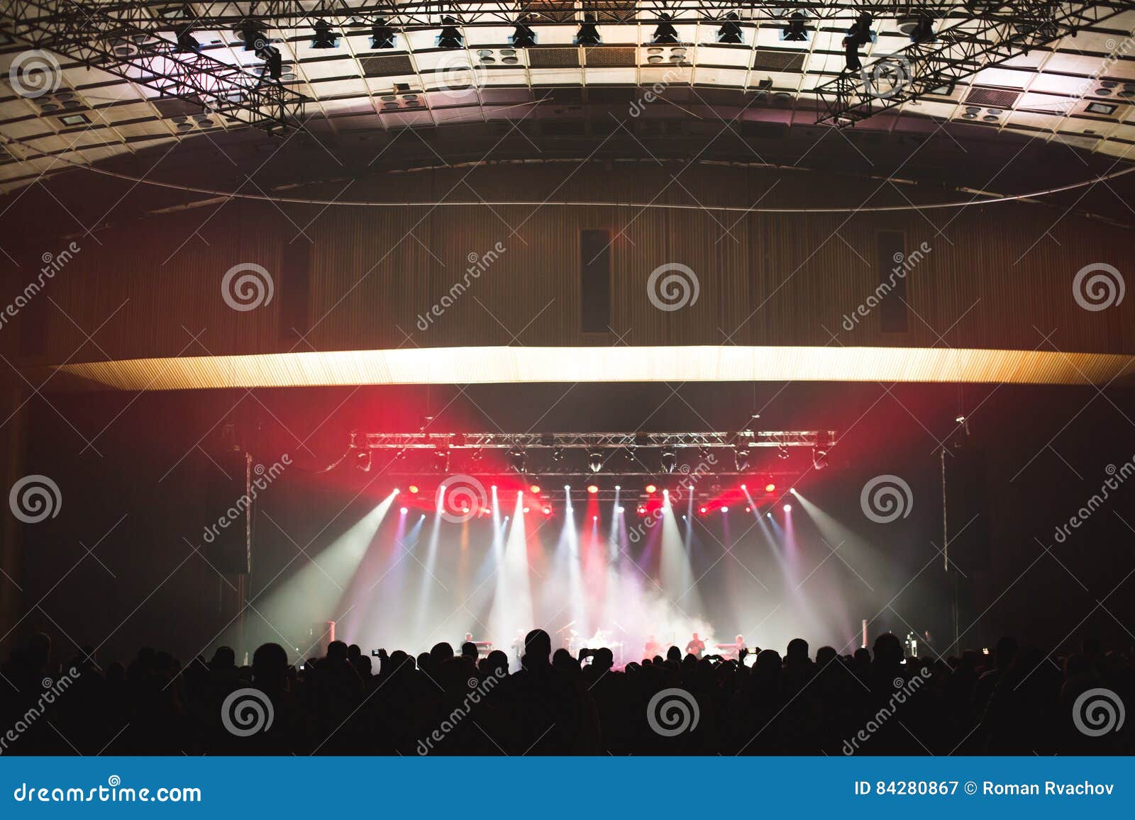 Spectators in the Large Concert Hall. Stock Image - Image of crowd ...