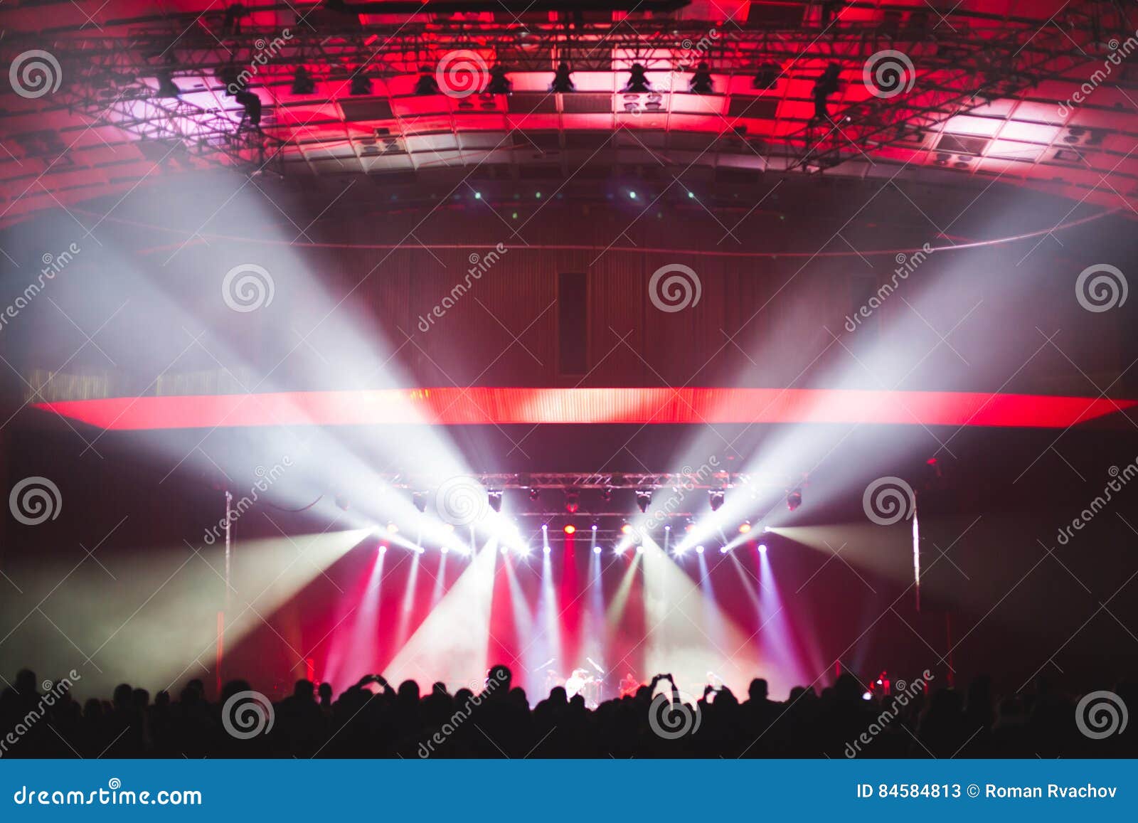 Spectators in the Large Concert Hall. Stock Image - Image of scene ...