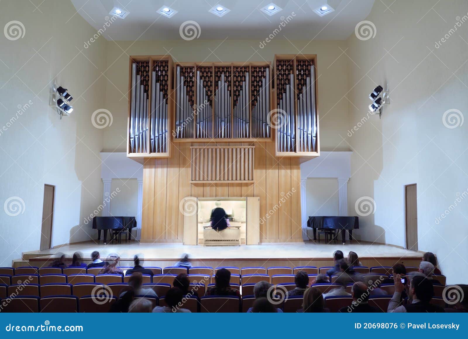 Spectators are Sitting and Watch Performance Stock Photo - Image of ...