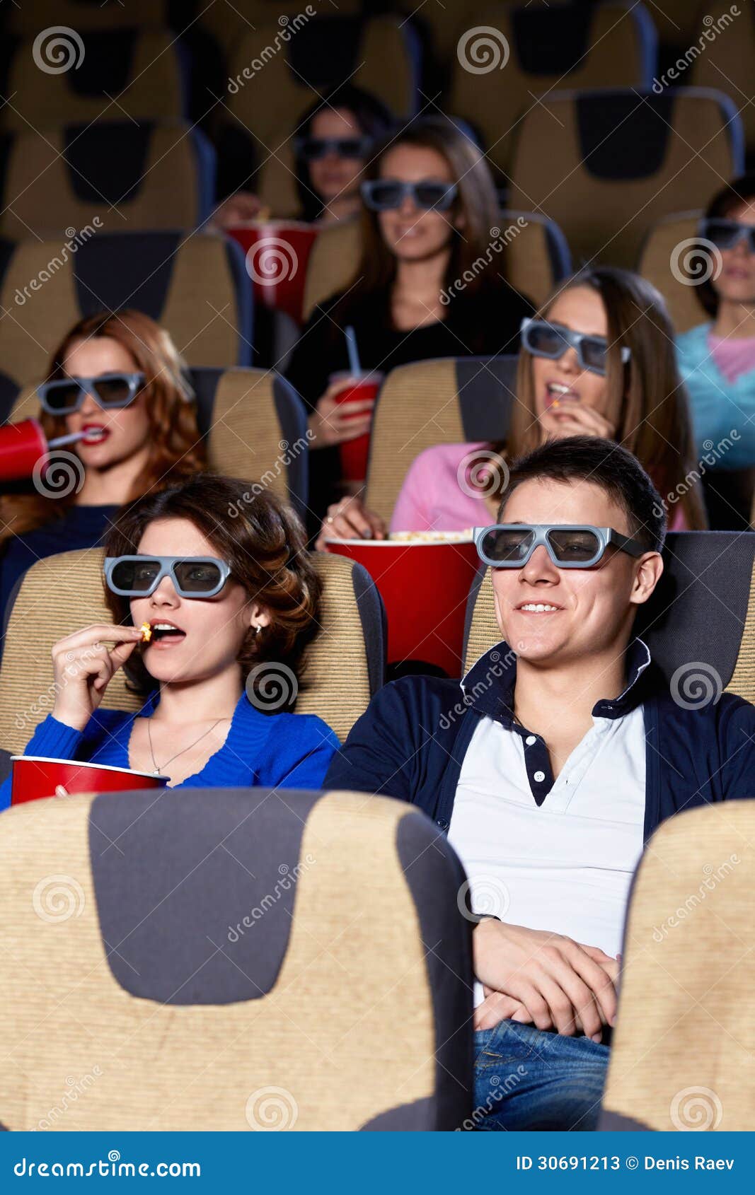 Spectators stock image. Image of happiness, black, entertainment - 30691213