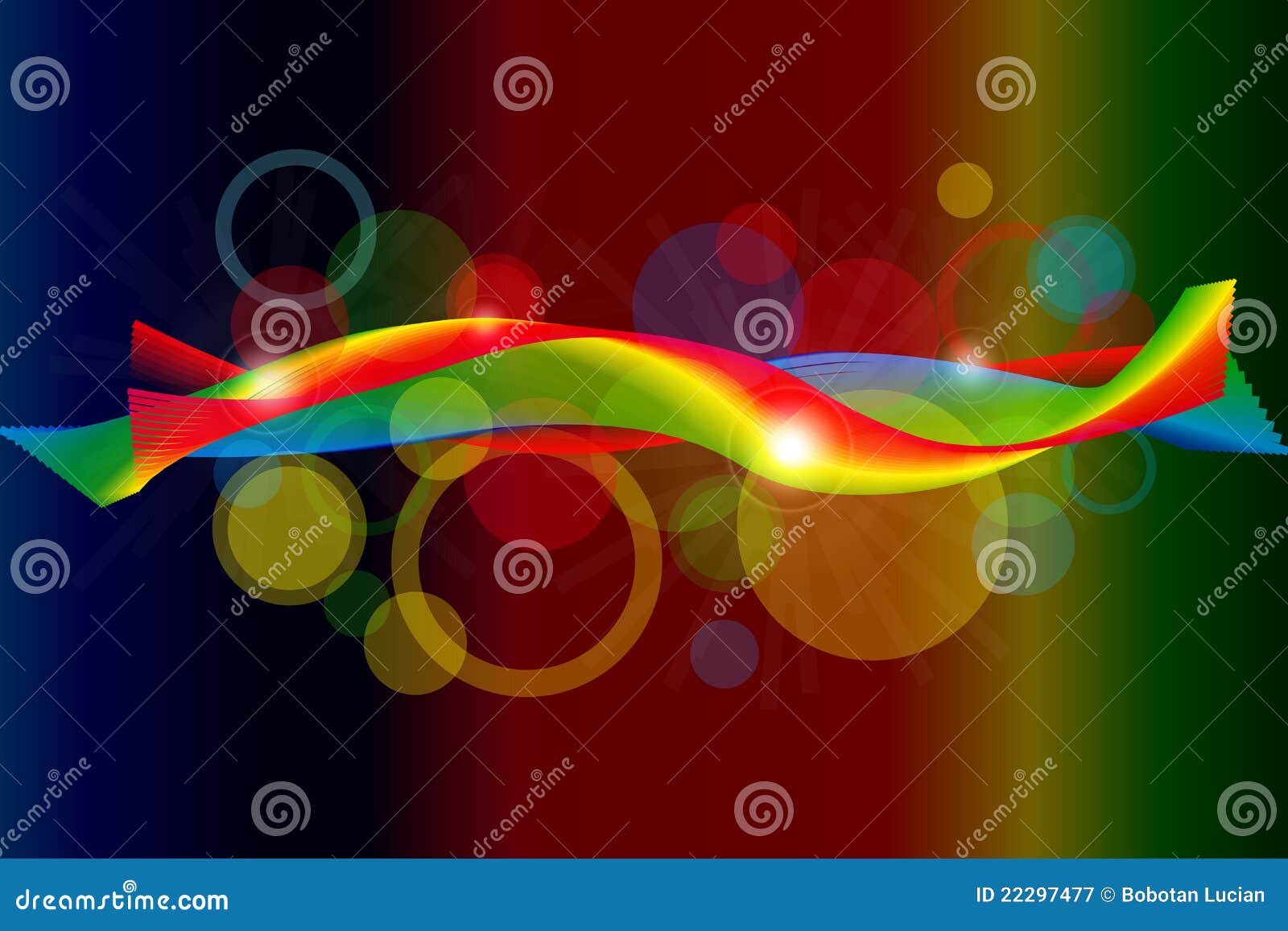 Spectral background stock vector. Illustration of conceptual - 22297477