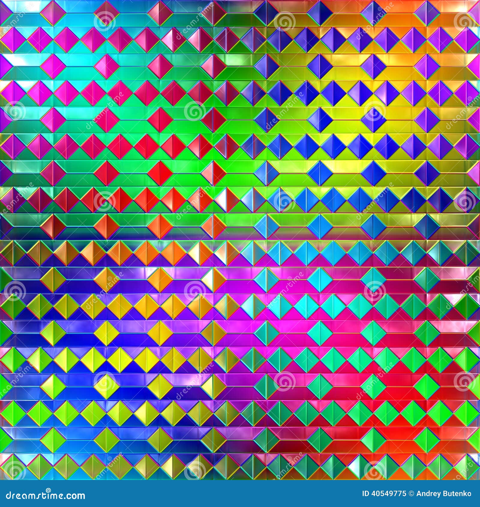 Colored Toy Blocks Overturned In The Shape Of A Pyramid Royalty-Free ...