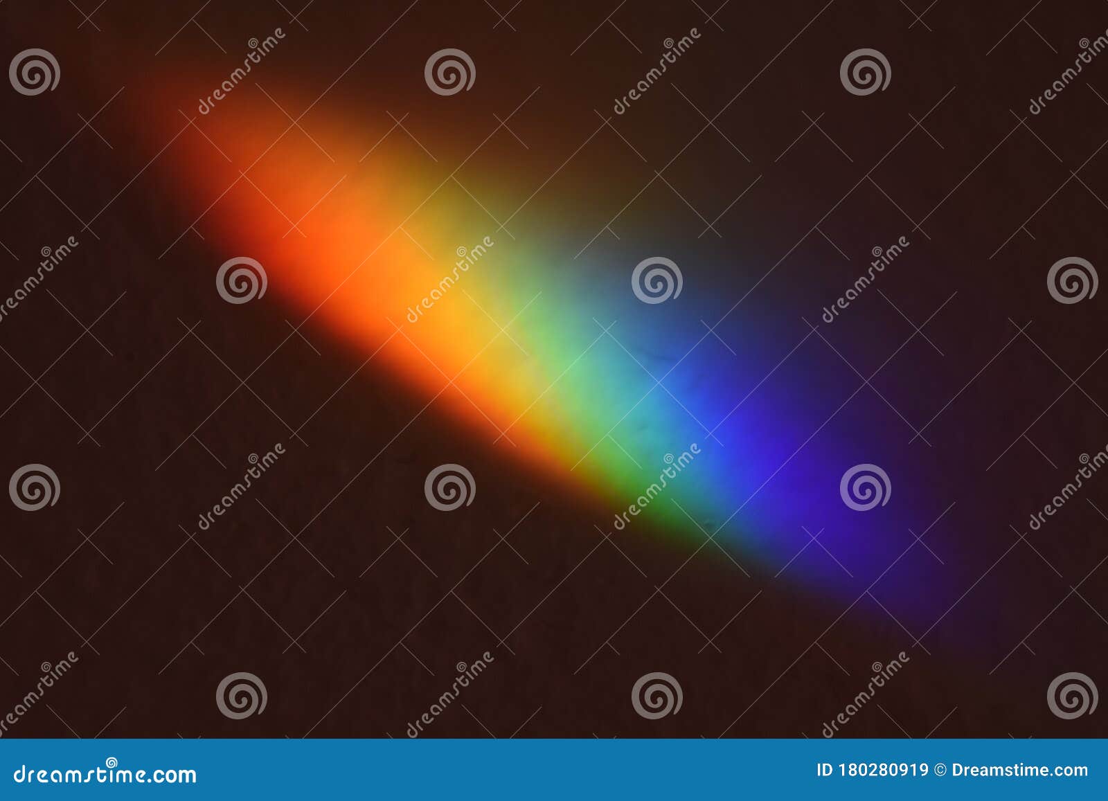 Spectral Colors In A Light Beam On A Dark Background Royalty-Free Stock ...