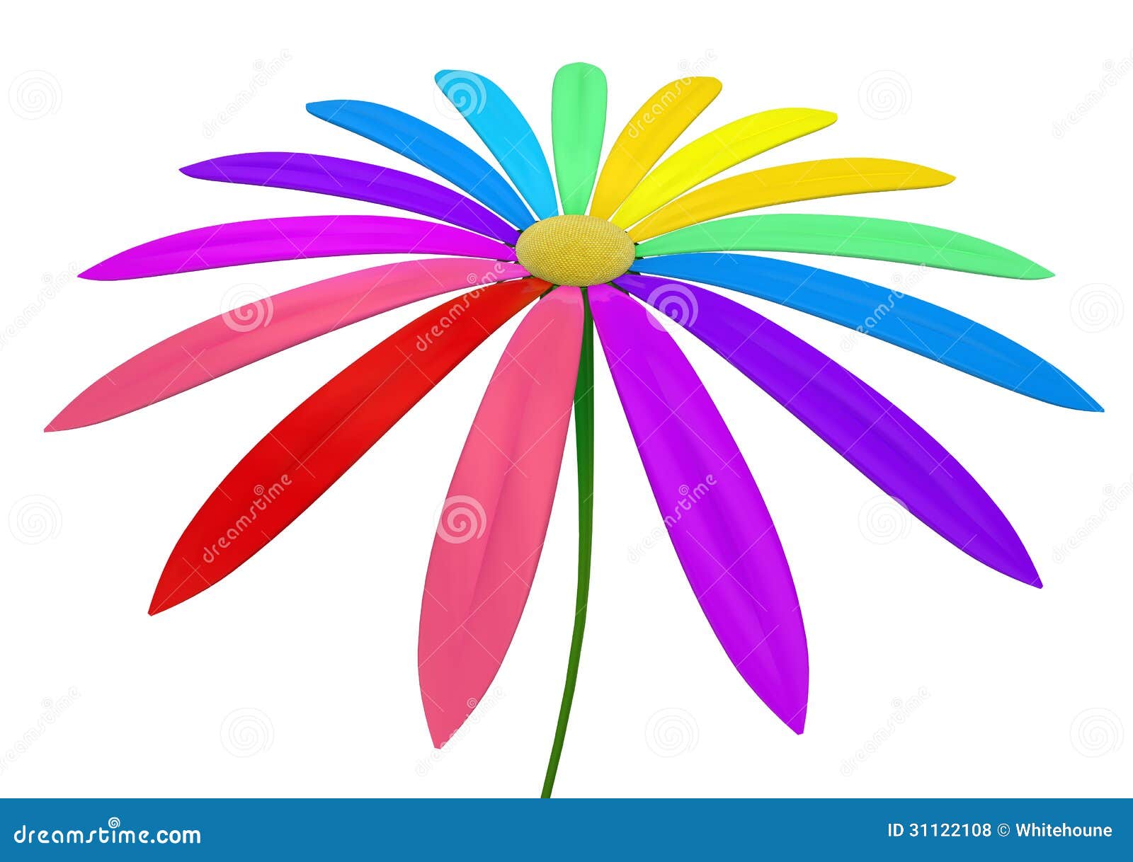 Spectral flower stock illustration. Illustration of plastic - 31122108