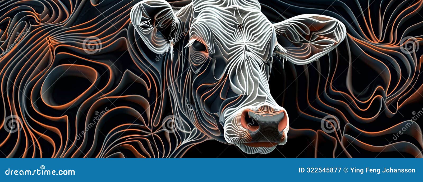 Spectral Form of a Cow, Its Visage Stunningly Manifested through ...